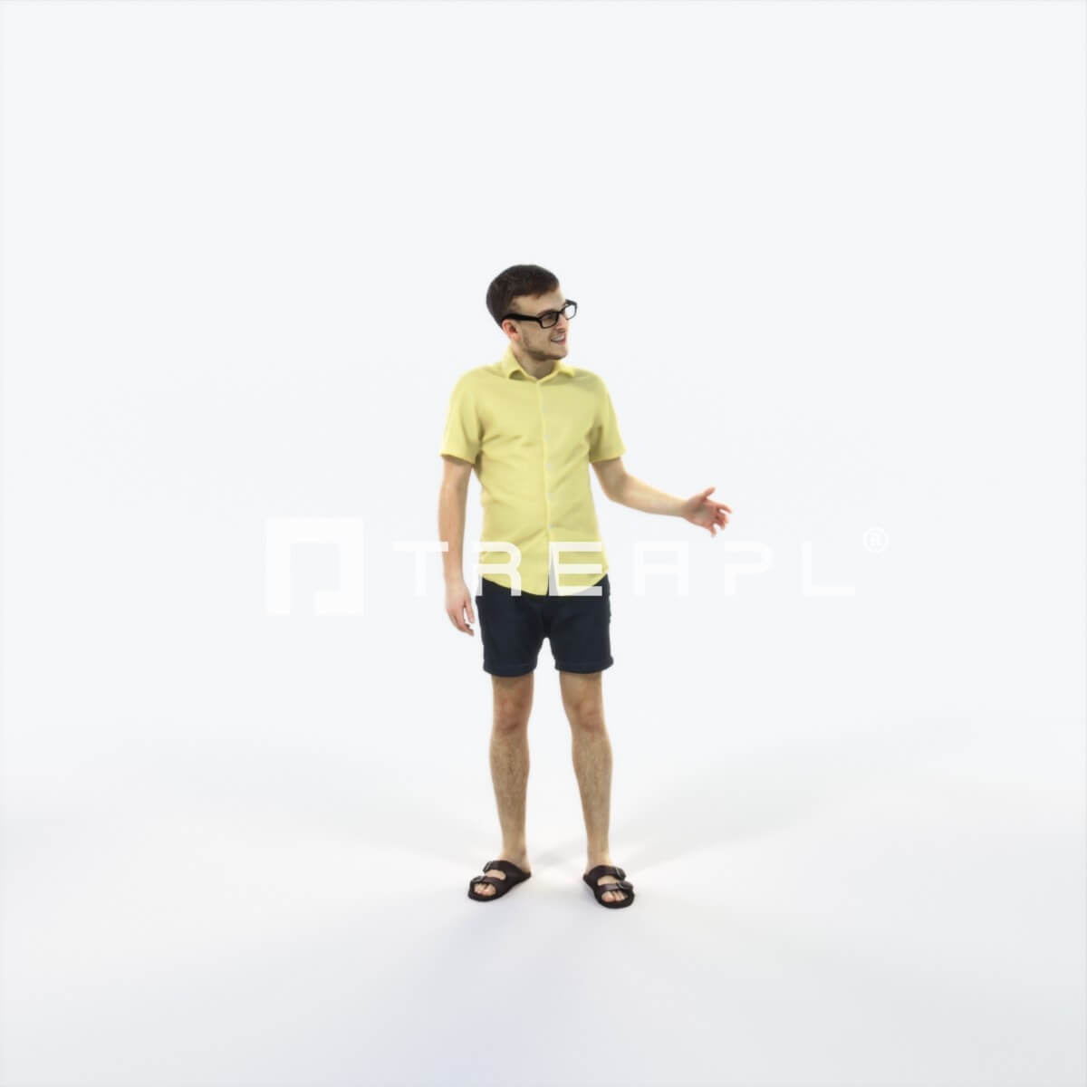 Veracity 17g Explaining Couple Summer Casual Man 3d Model By Treapl