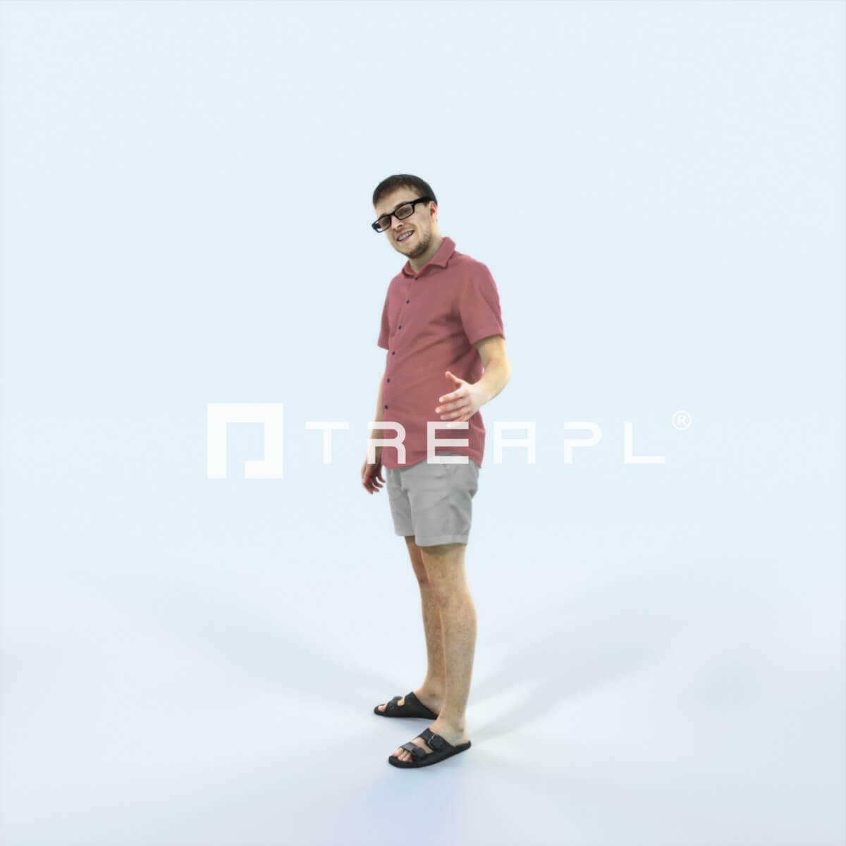 Veracity 17i Explaining Couple Summer Casual Man 8k Textures 3d Model By Treapl