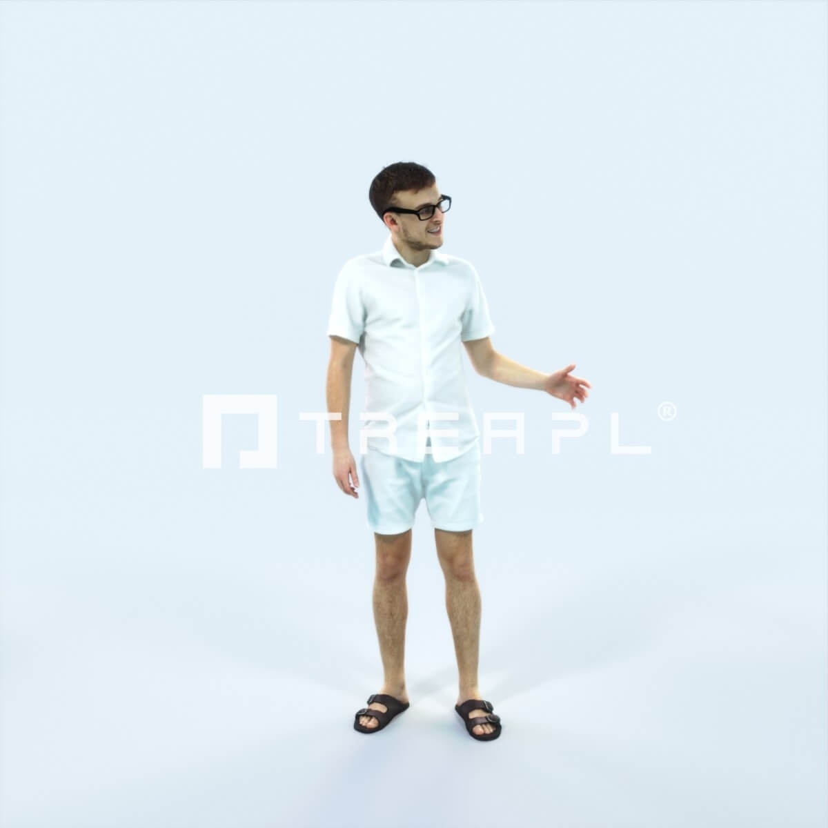 Veracity 17m Explaining Couple Summer Casual Man 8k Textures 3d Model By Treapl