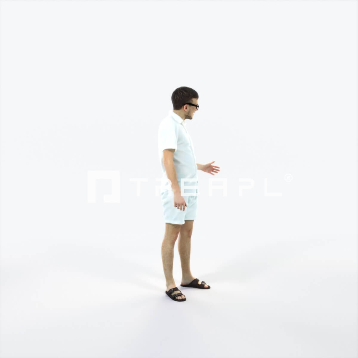 Veracity 17m Explaining Couple Summer Casual Man 3d Model By Treapl