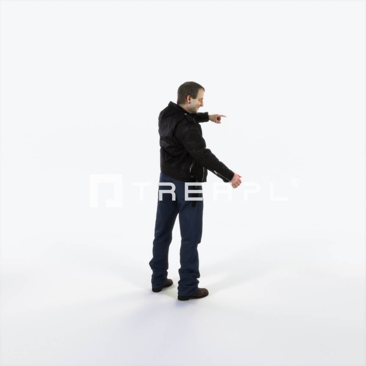 Victory 08J Couple Casual Man - 3D Model by Treapl