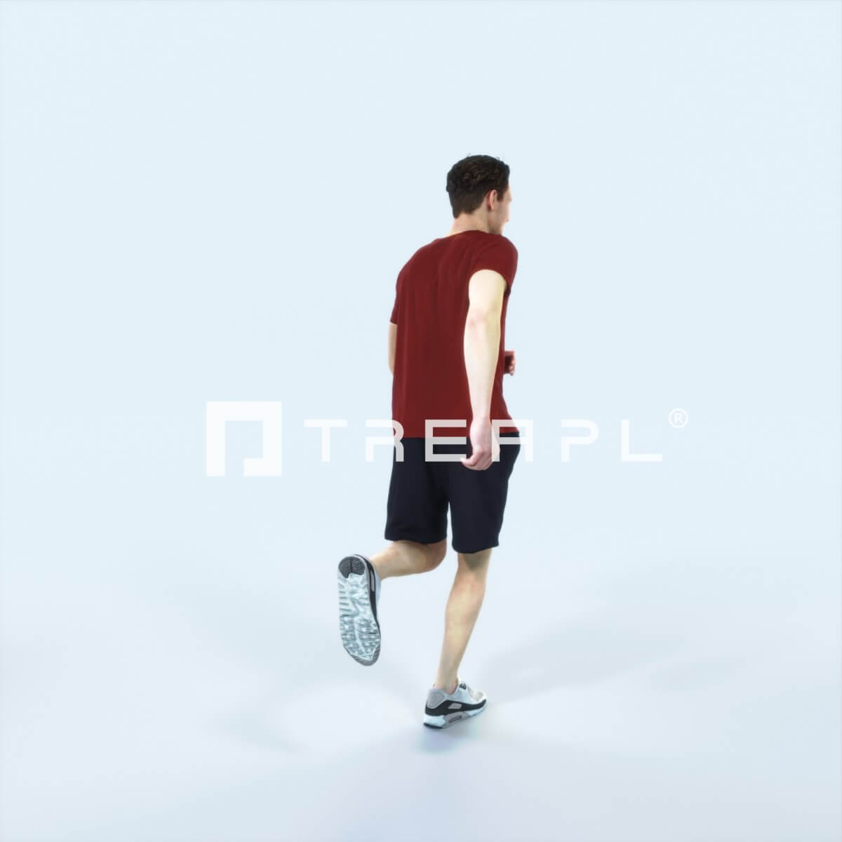 Virtue 02L Running Jogging Football Sports Man (8k Textures) - 3D Model ...