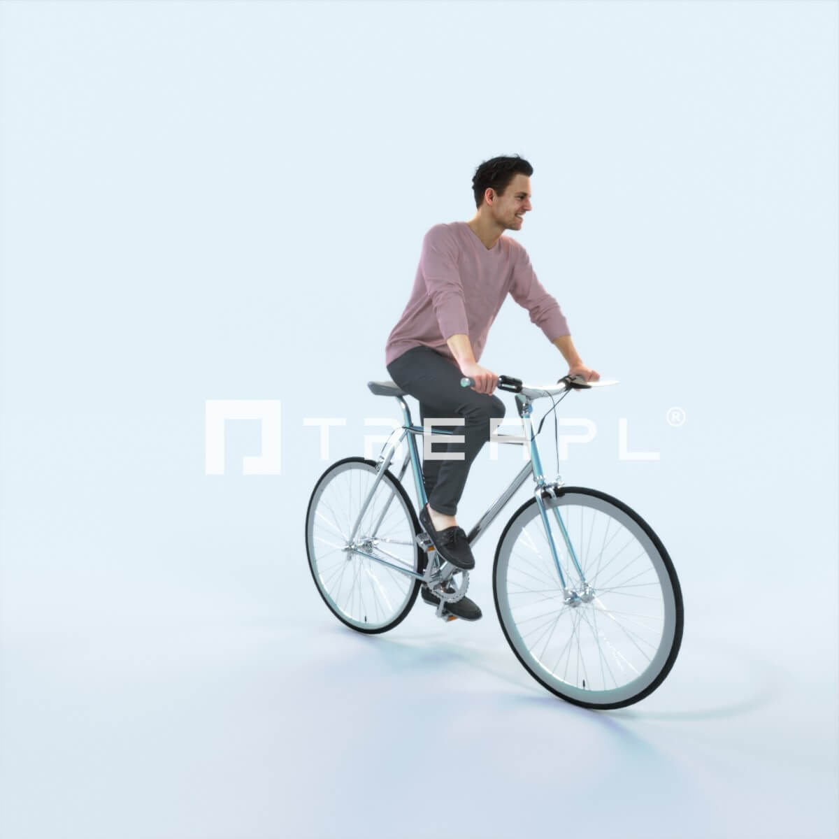 Virtue 07J bicycle bike Casual Man (8k Textures) - 3D Model by Treapl