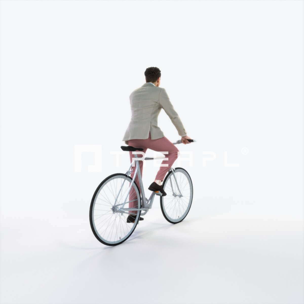 Virtue 09J bicycle bike Elegant Man - 3D Model by Treapl