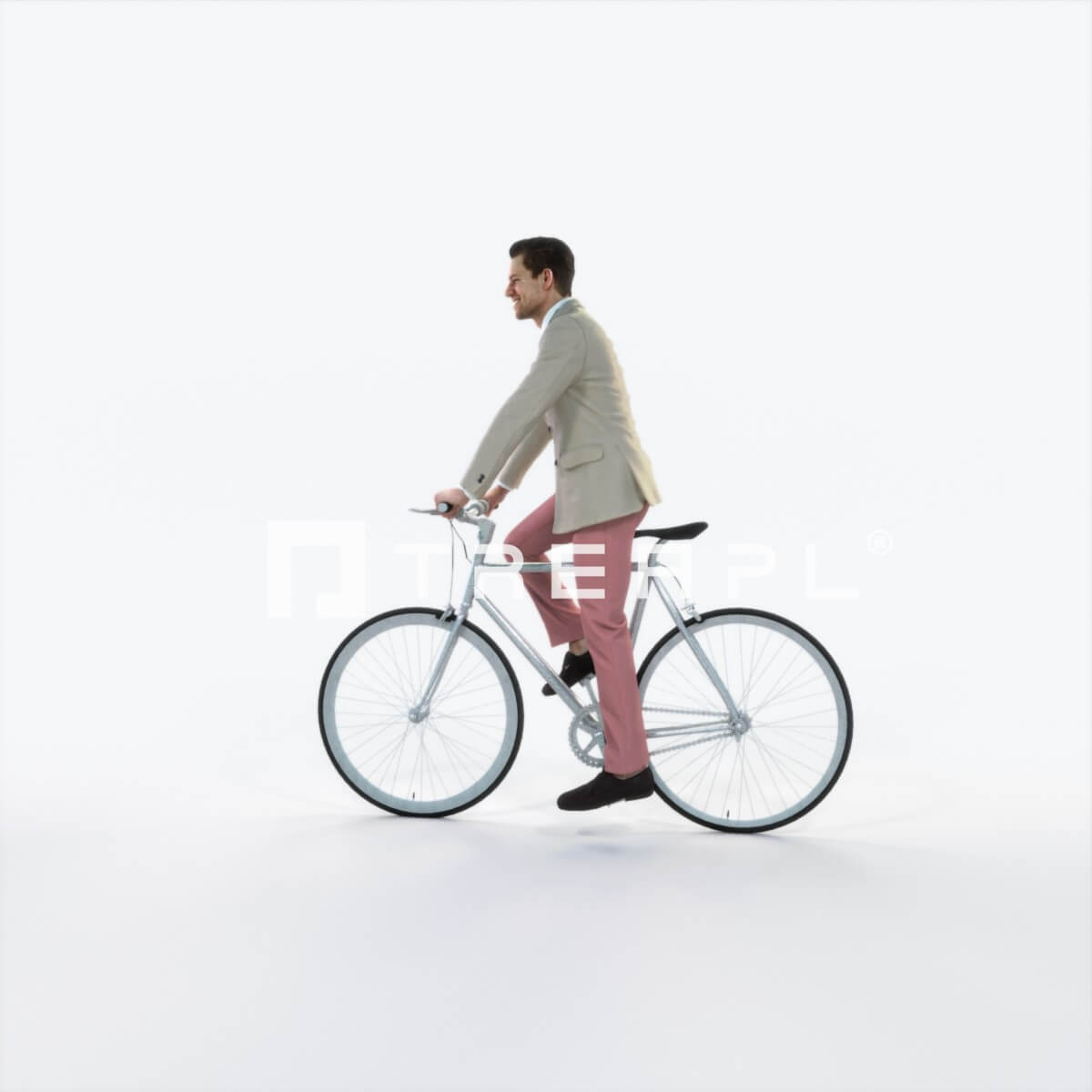Virtue 09J bicycle bike Elegant Man - 3D Model by Treapl
