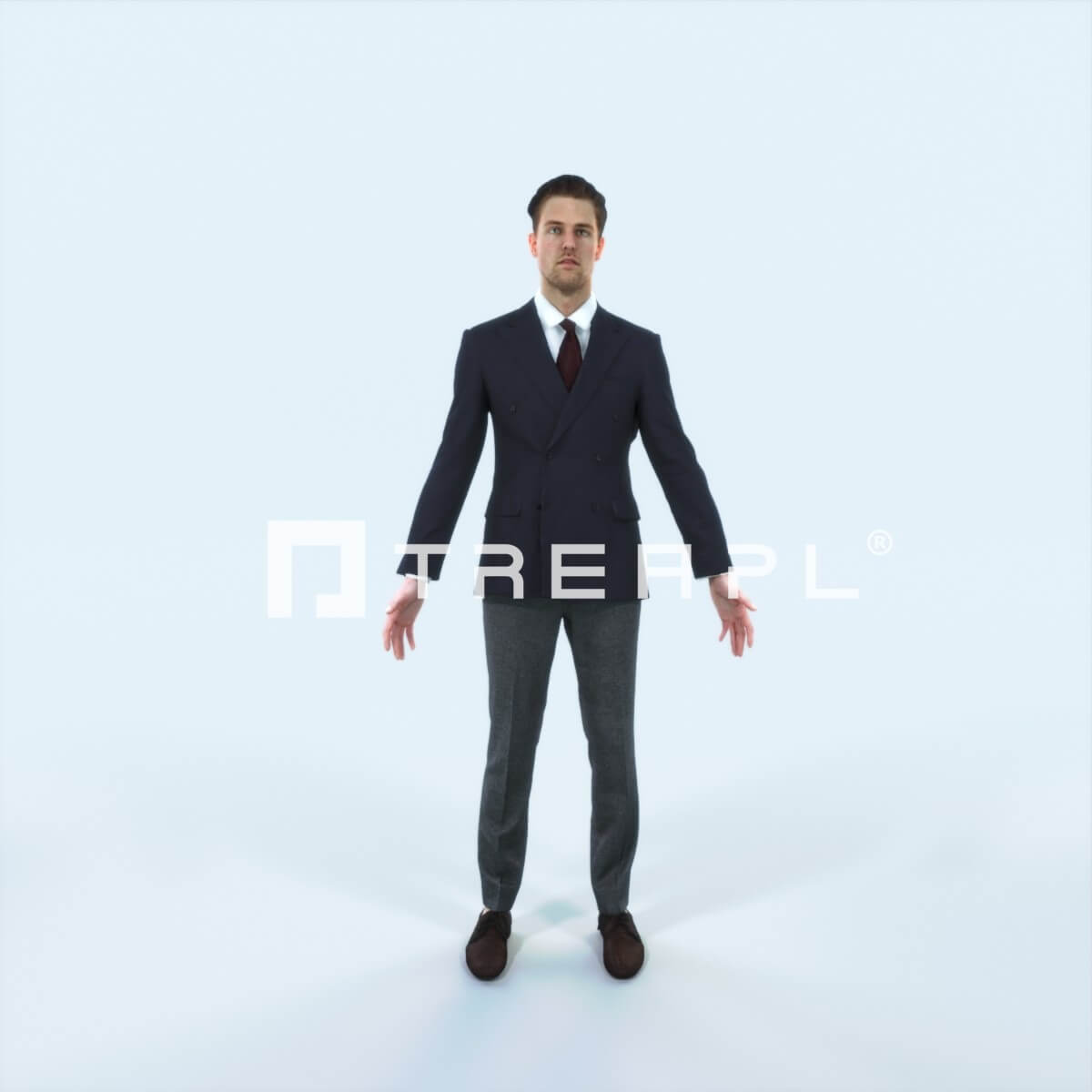 Virtue 20 A Animated Rigged Elegant Man - 3D Model by Treapl