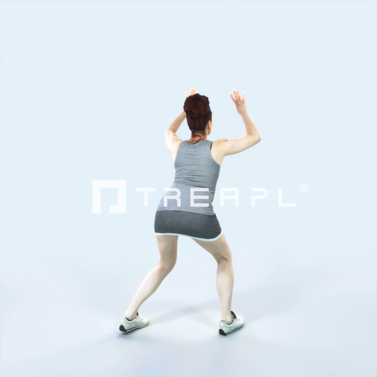 Yearn 11A Volleyball Overhead Sports Woman (8k Textures) - 3D Model by ...