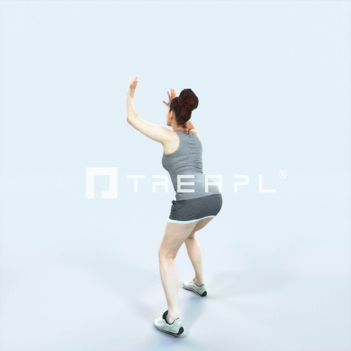 Yearn 11A Volleyball Overhead Sports Woman (8k Textures) - 3D Model by ...