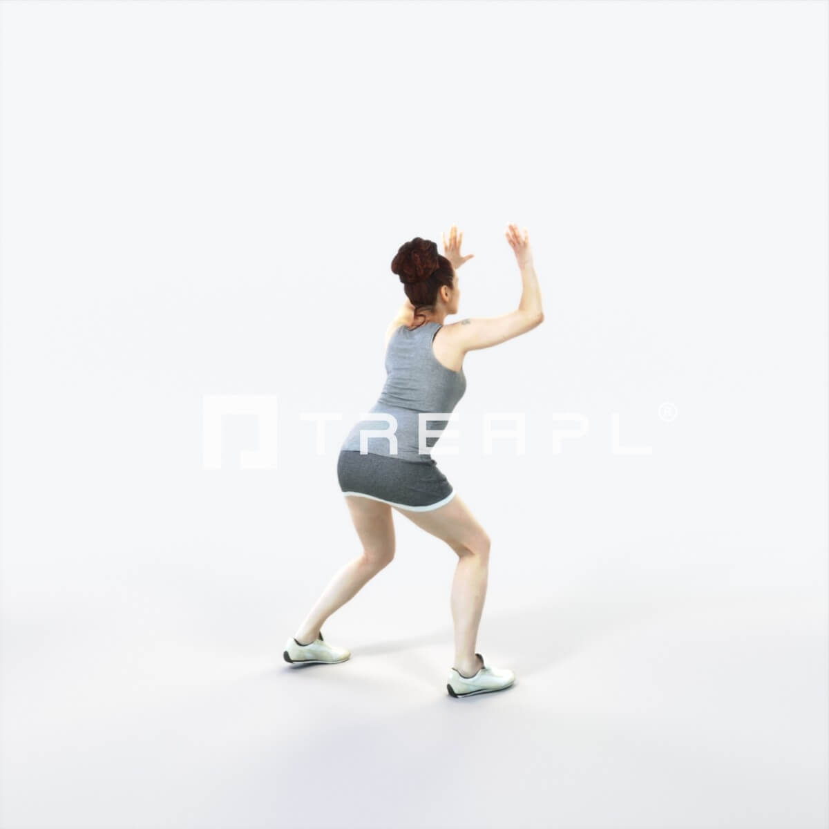 Yearn 11A Volleyball Overhead Sports Woman - 3D Model by Treapl