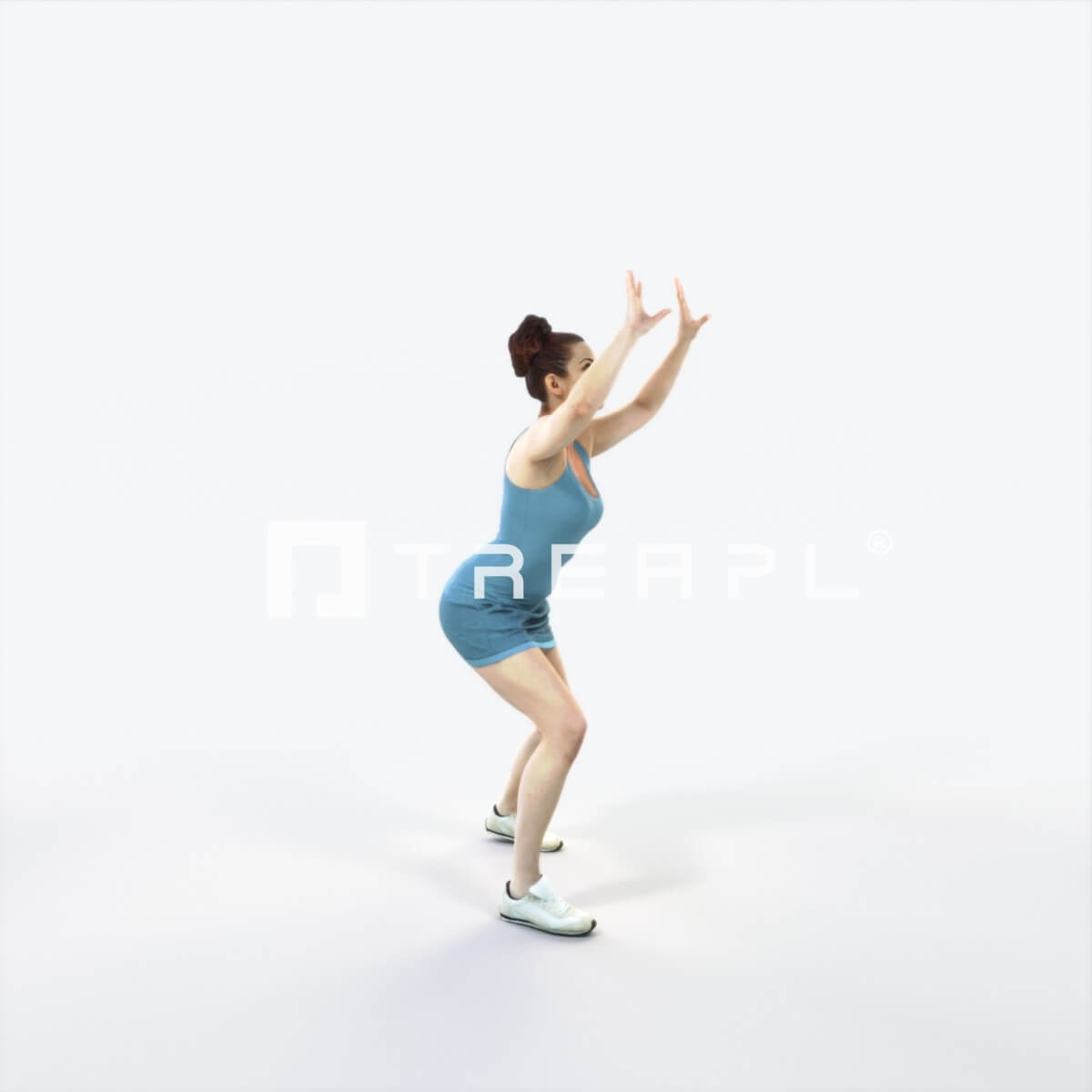 Yearn 11F Volleyball Overhead Sports Woman - 3D Model by Treapl