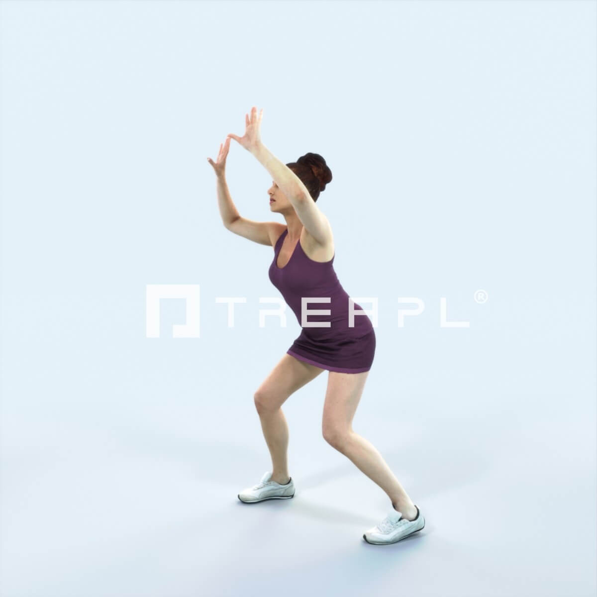 Yearn 11I Volleyball Overhead Sports Woman (8k Textures) - 3D Model by ...