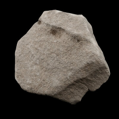 Realistic Rock - 3D Model by Tree52787