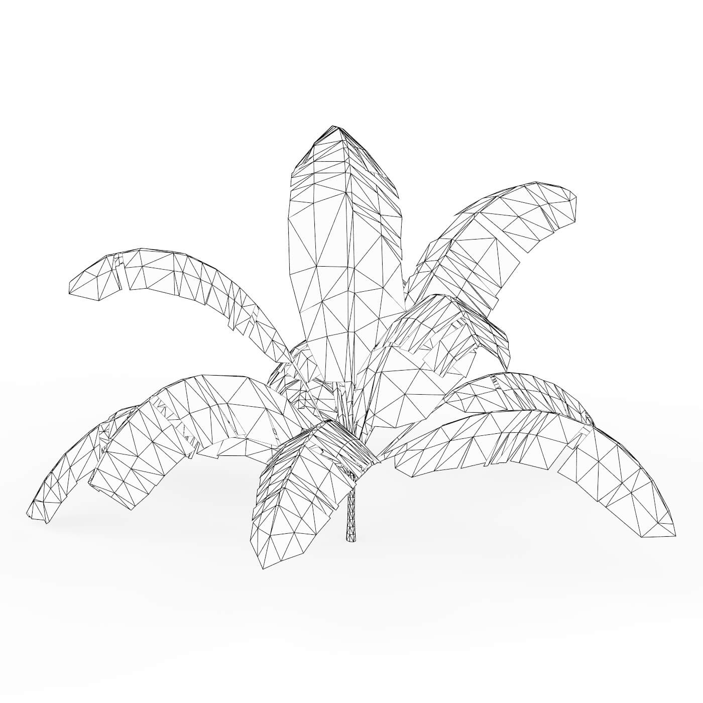 Banana Tree 05 - 3D Model by TreeWorld3d