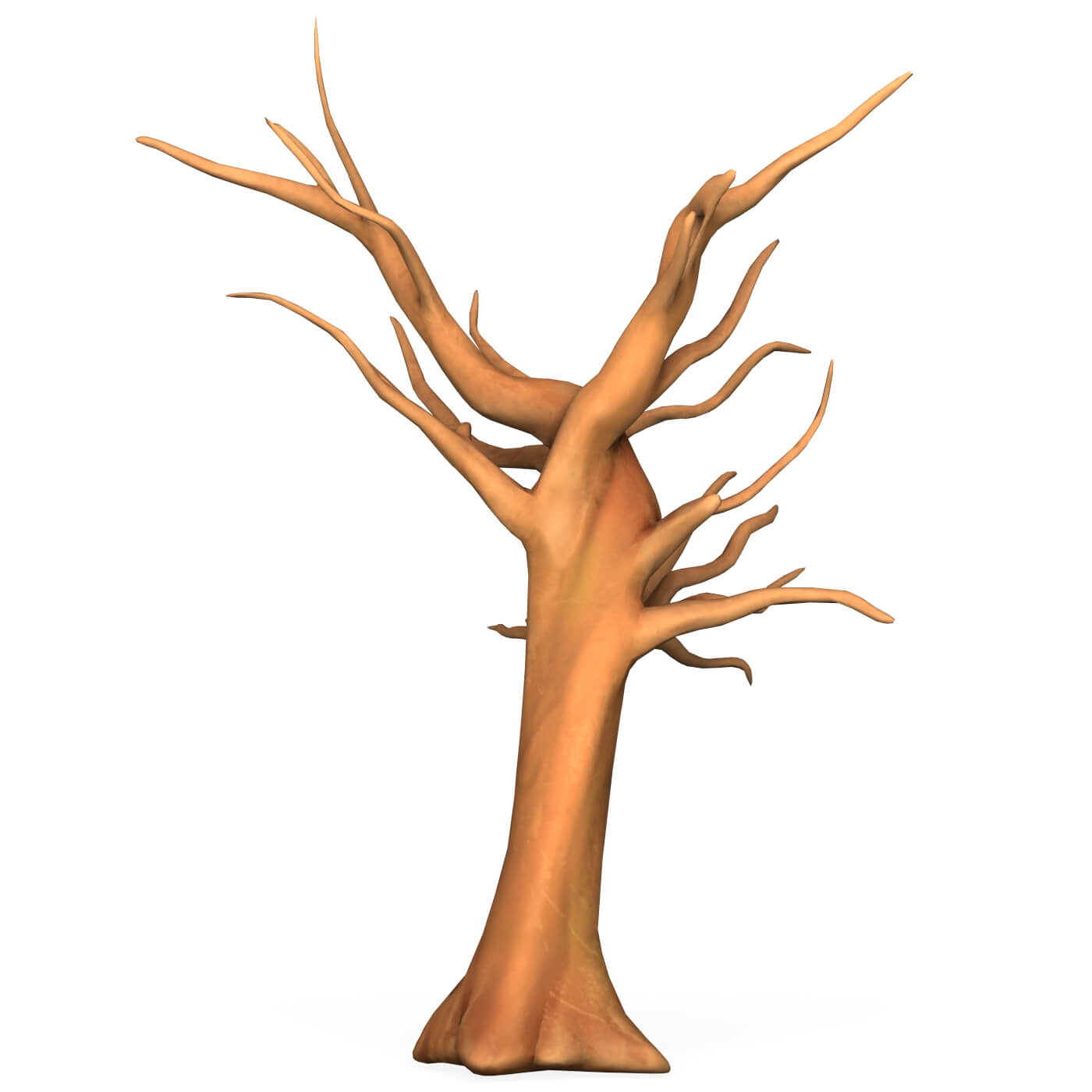 Cartoon Tree Trunk 01 - 3D Model by TreeWorld3d
