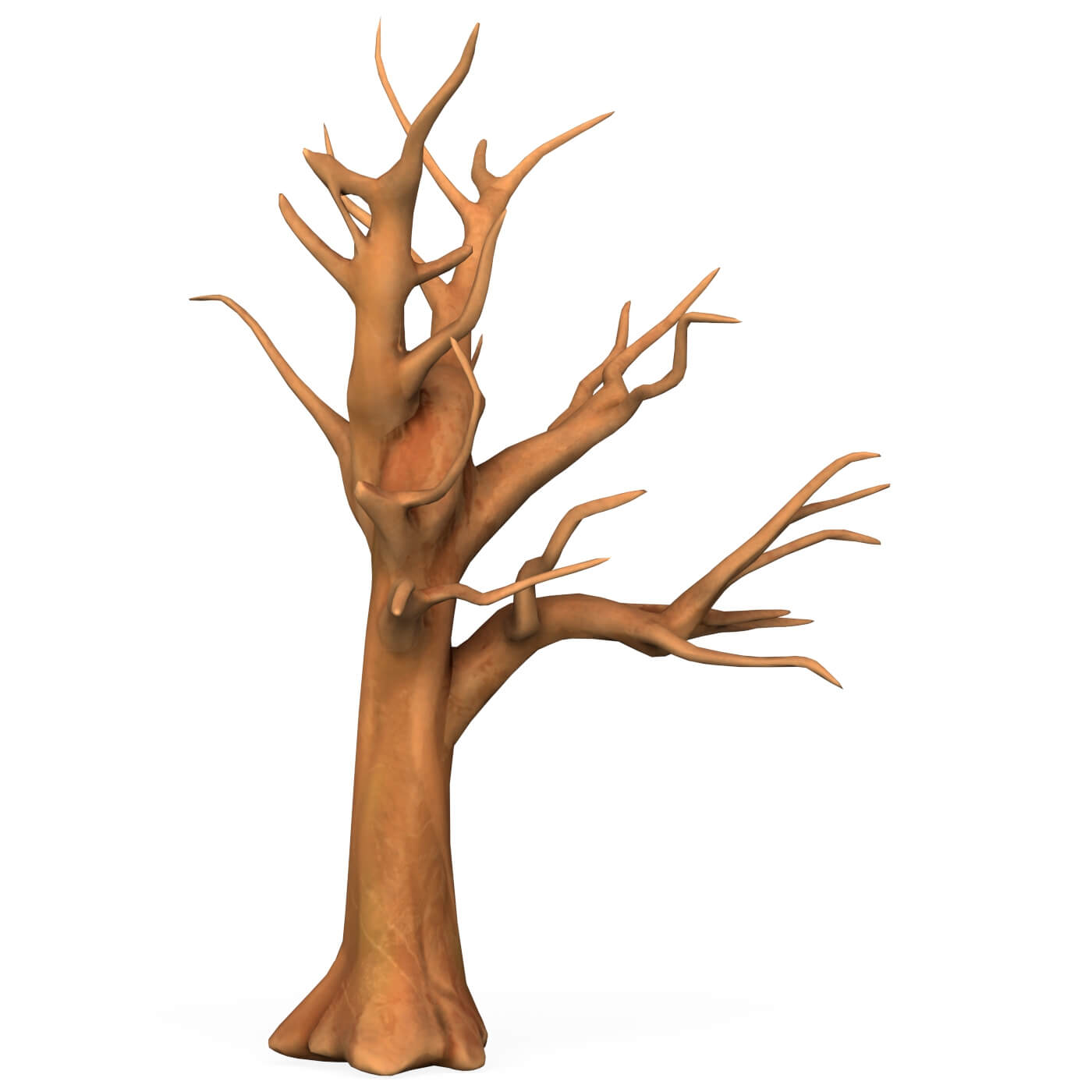 Cartoon Tree Trunk 01 - 3D Model by TreeWorld3d