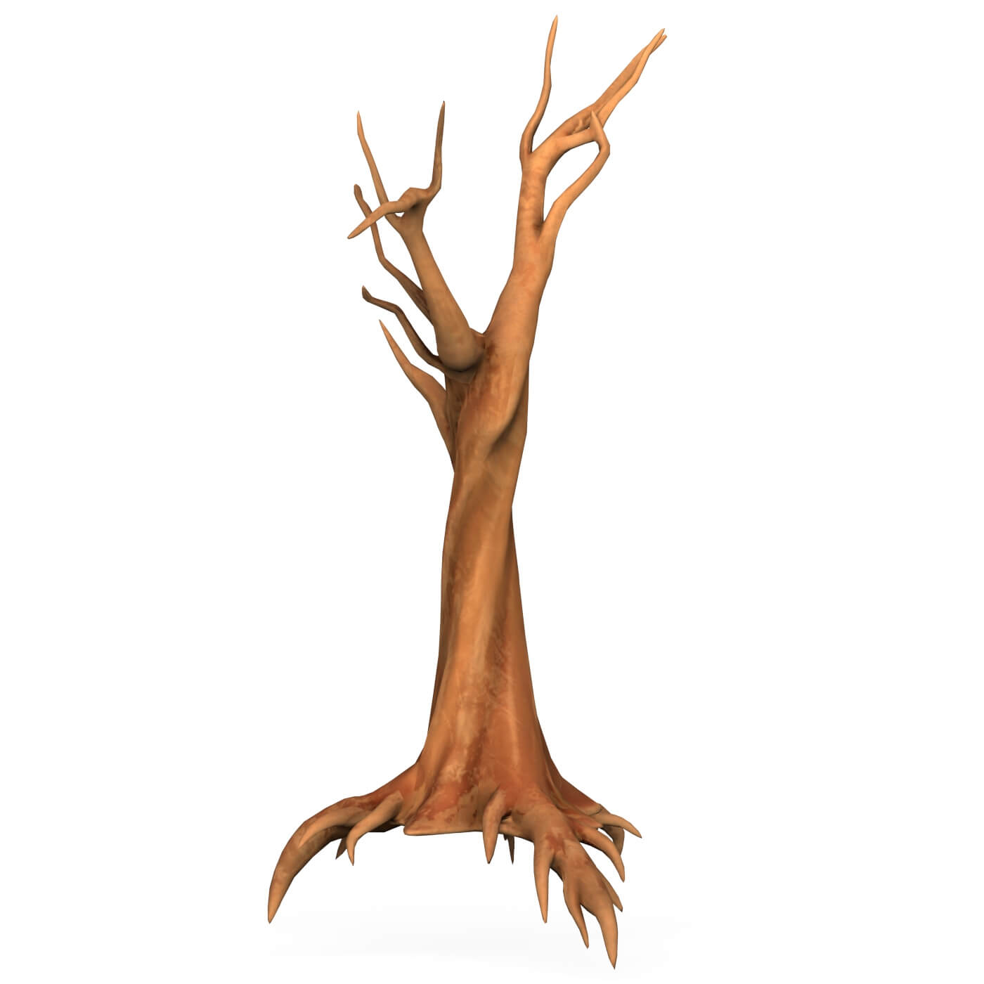 Cartoon Tree Trunk 02 - 3D Model by TreeWorld3d