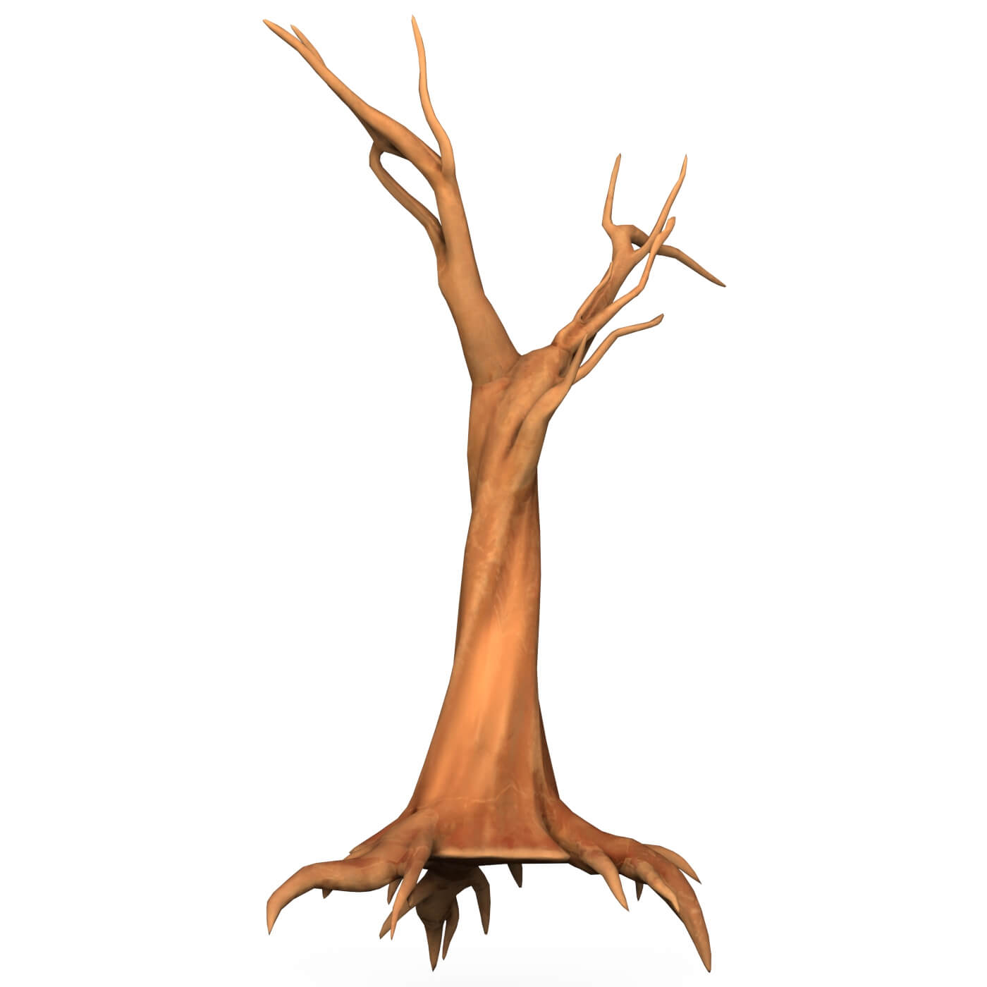 Cartoon Tree Trunk 02 - 3D Model by TreeWorld3d