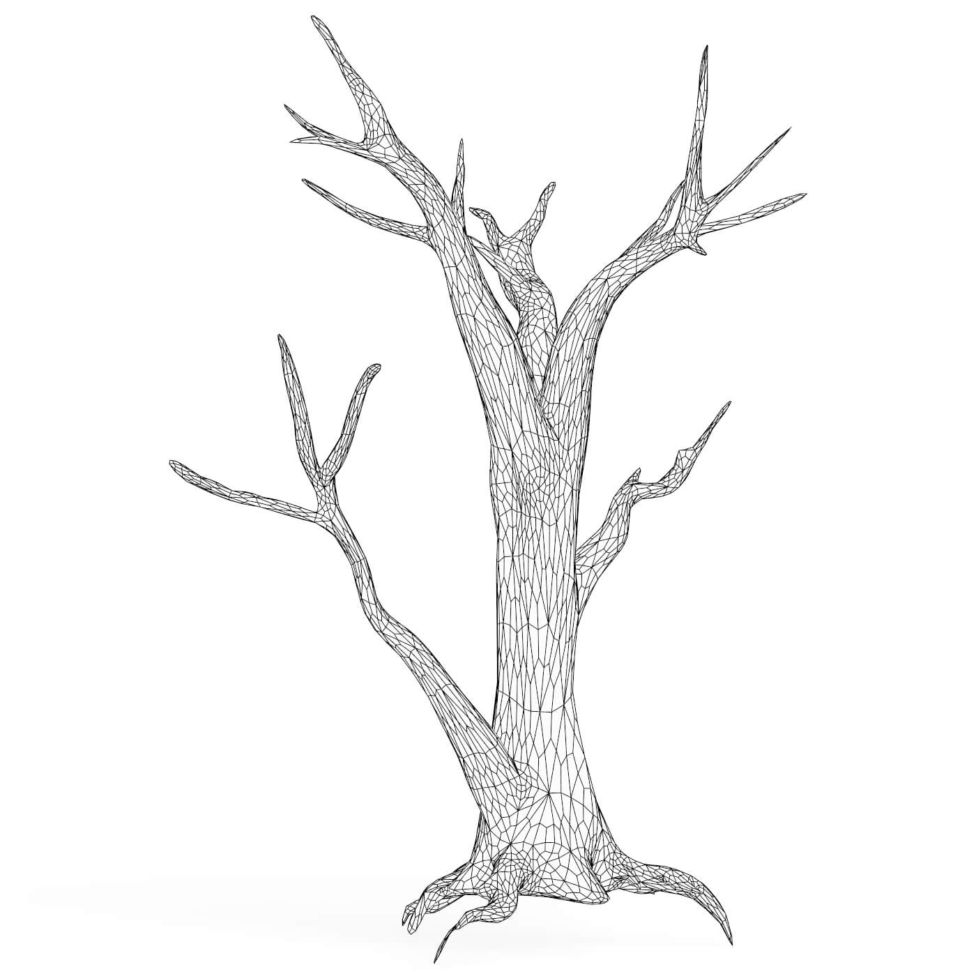 Cartoon Tree Trunk 03 - 3D Model by TreeWorld3d