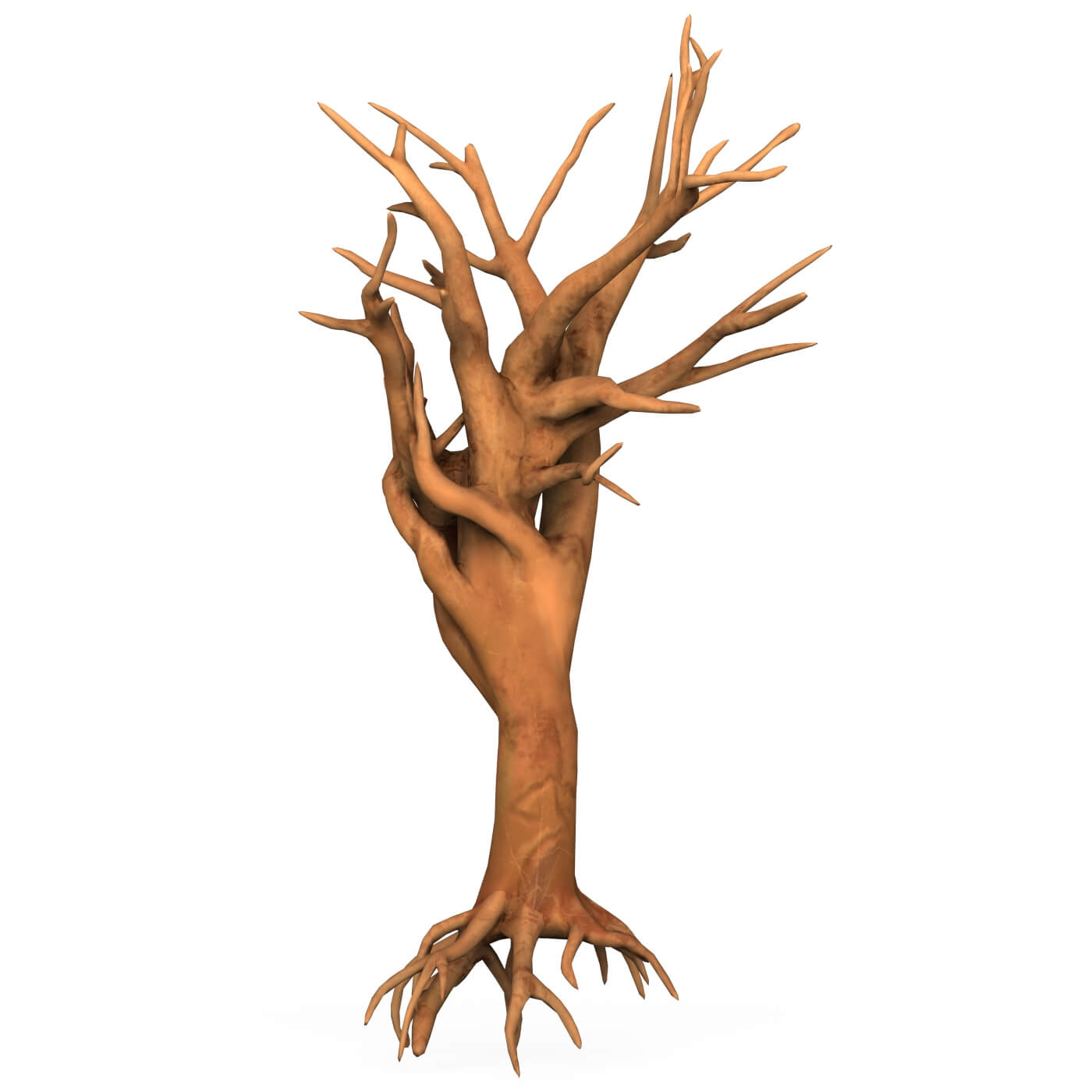 Cartoon Tree Trunk 05 - 3D Model by TreeWorld3d
