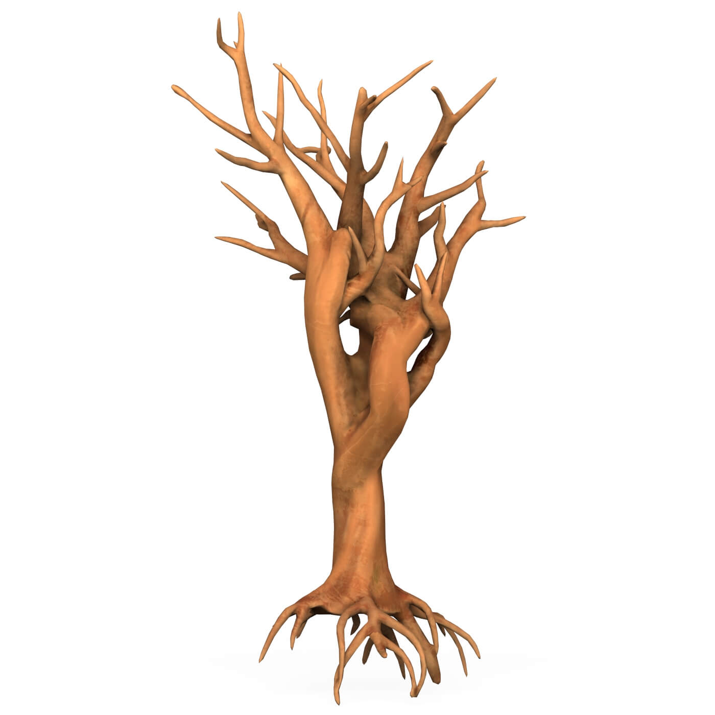 Cartoon Tree Trunk 05 - 3D Model by TreeWorld3d