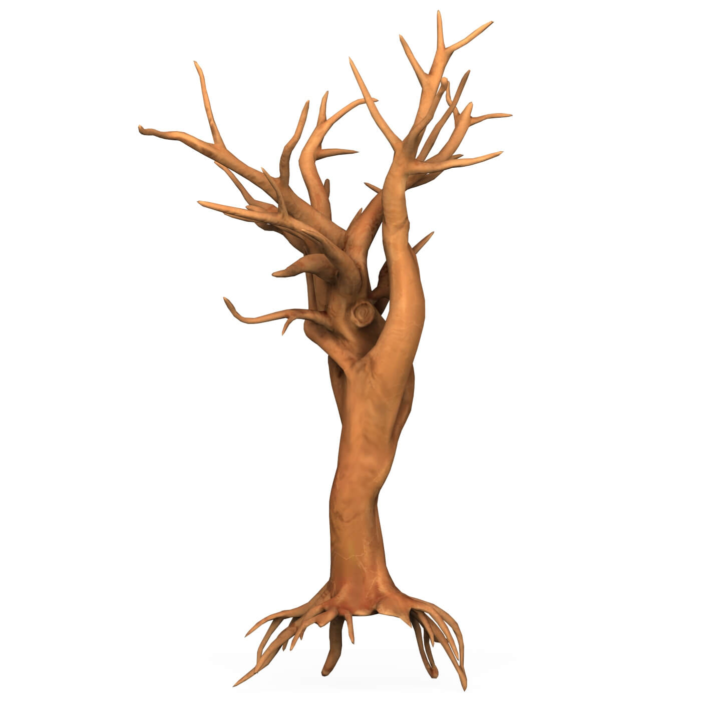 Cartoon Tree Trunk 05 - 3D Model by TreeWorld3d