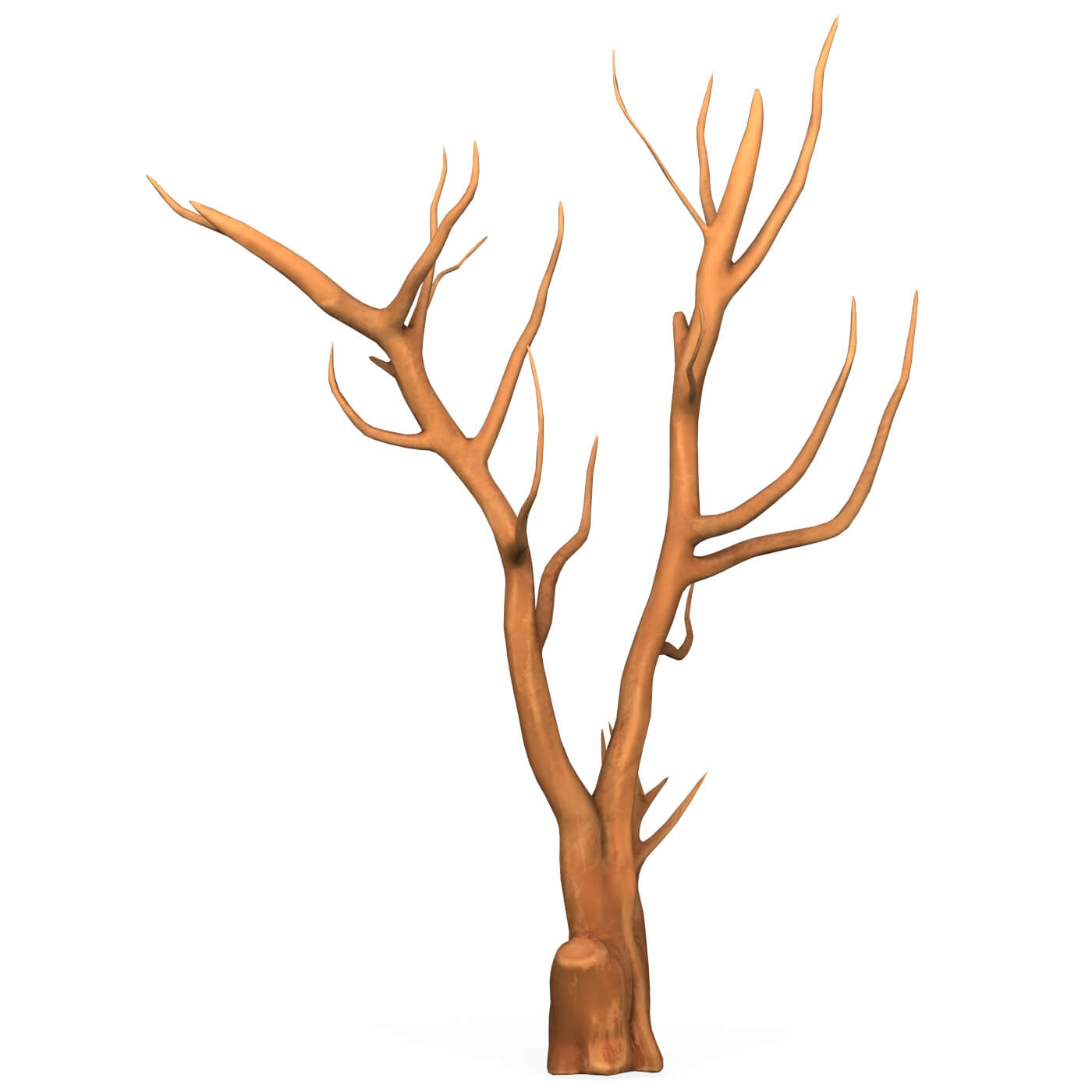 Cartoon Tree Trunk 06 - 3D Model by TreeWorld3d