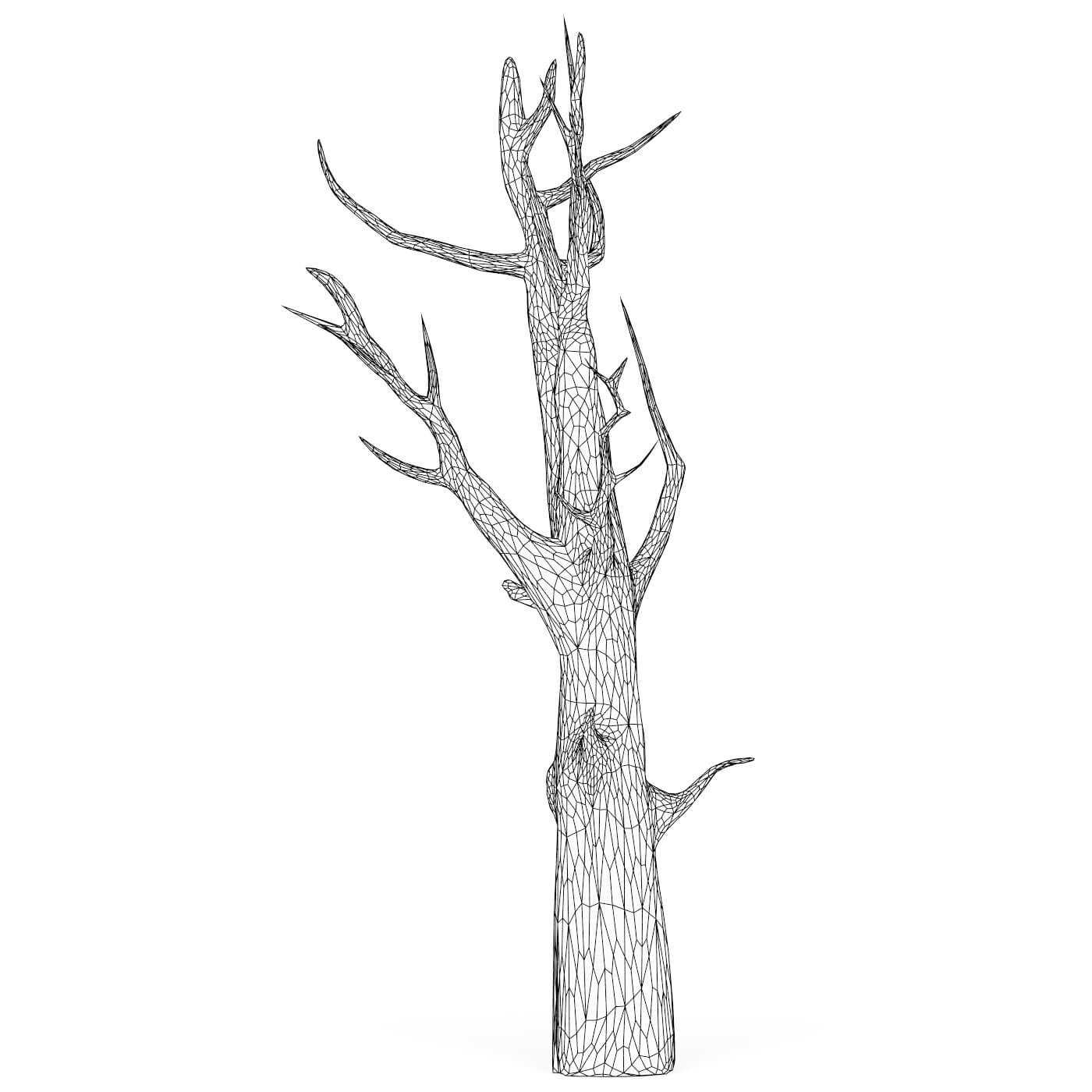 Cartoon Tree Trunk 07 - 3D Model by TreeWorld3d