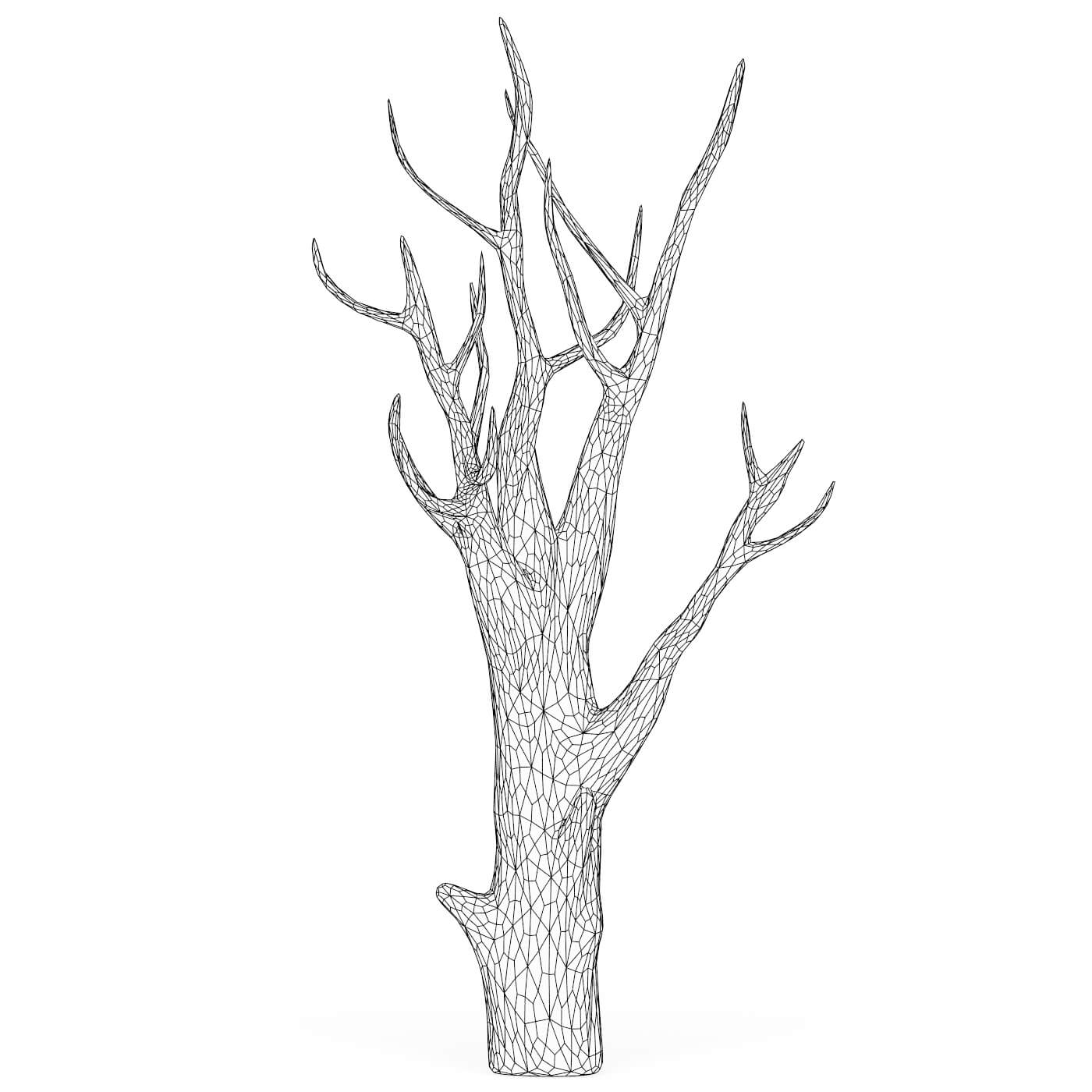 Cartoon Tree Trunk 08 - 3D Model by TreeWorld3d