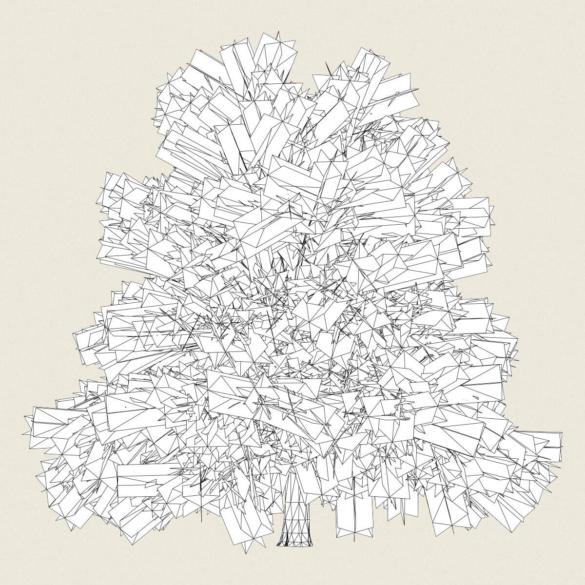 Conifer Tree 10 - 3D Model by TreeWorld3d