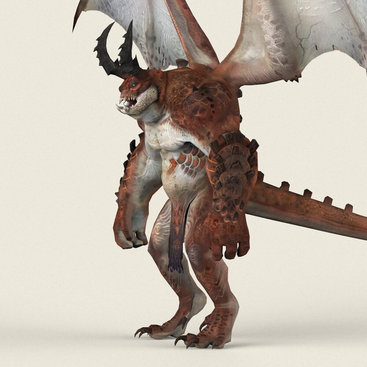 Dragon Monster - 3D Model by TreeWorld3d