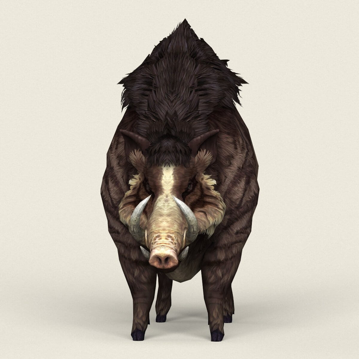 Fantasy Boar - 3D Model by TreeWorld3d