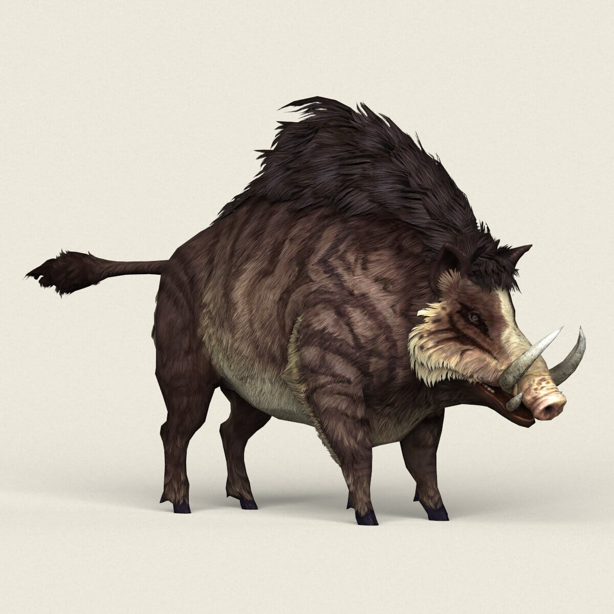 Fantasy Boar - 3D Model by TreeWorld3d