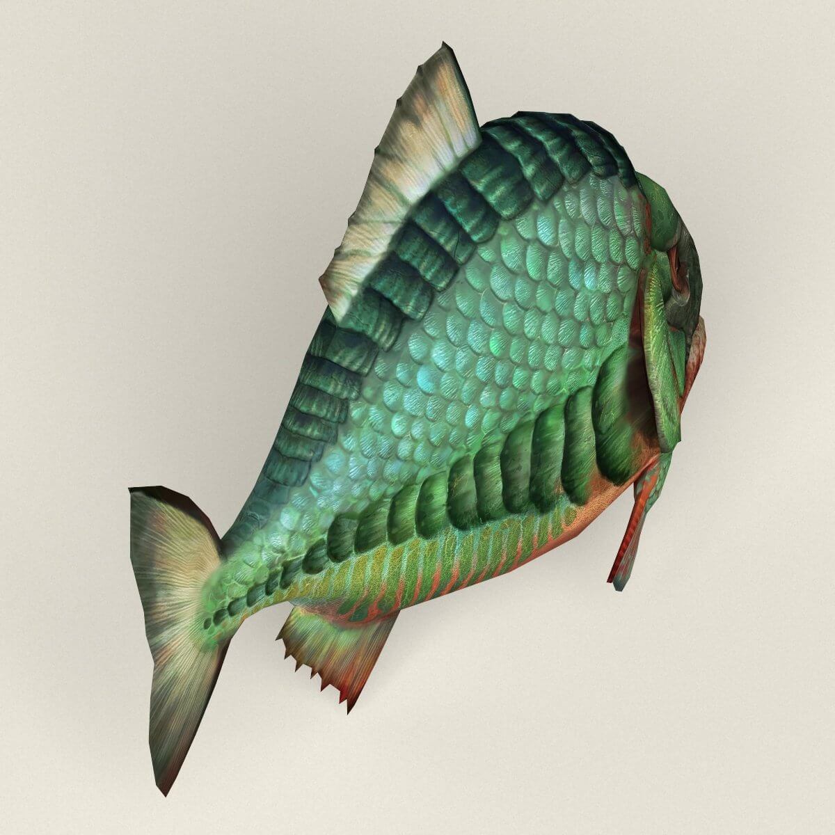Fantasy Fish - 3D Model by TreeWorld3d
