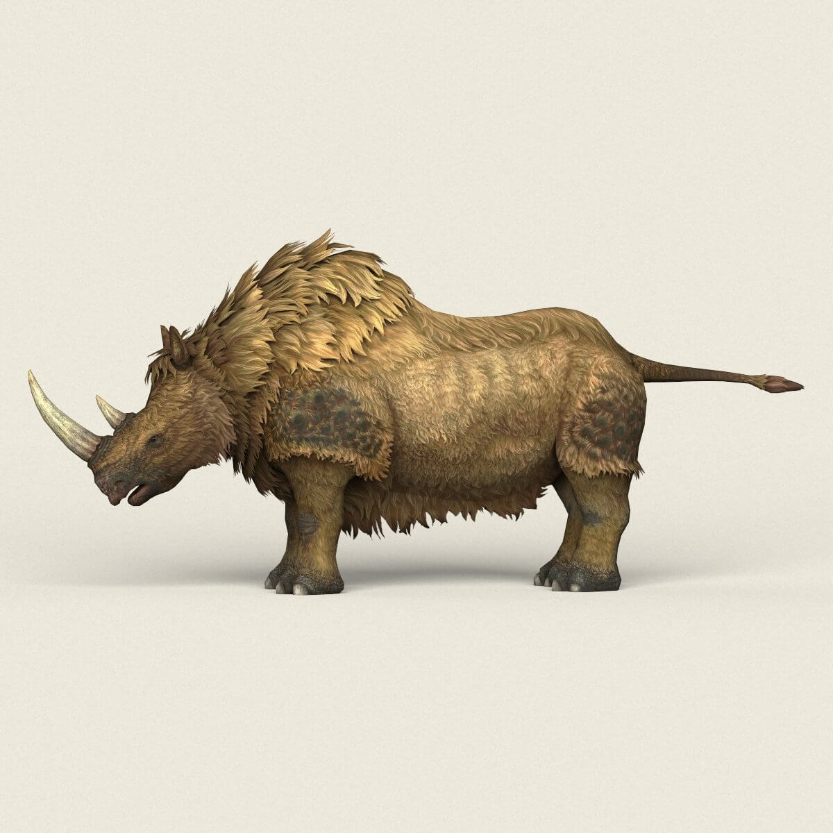 Ice Age Rhinoceros - 3D Model by TreeWorld3d