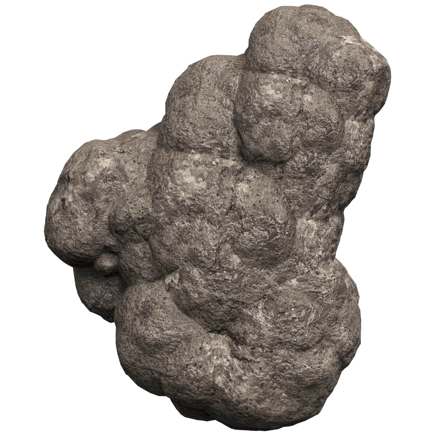 Game Ready Mud Rock 02 - 3D Model by TreeWorld3d