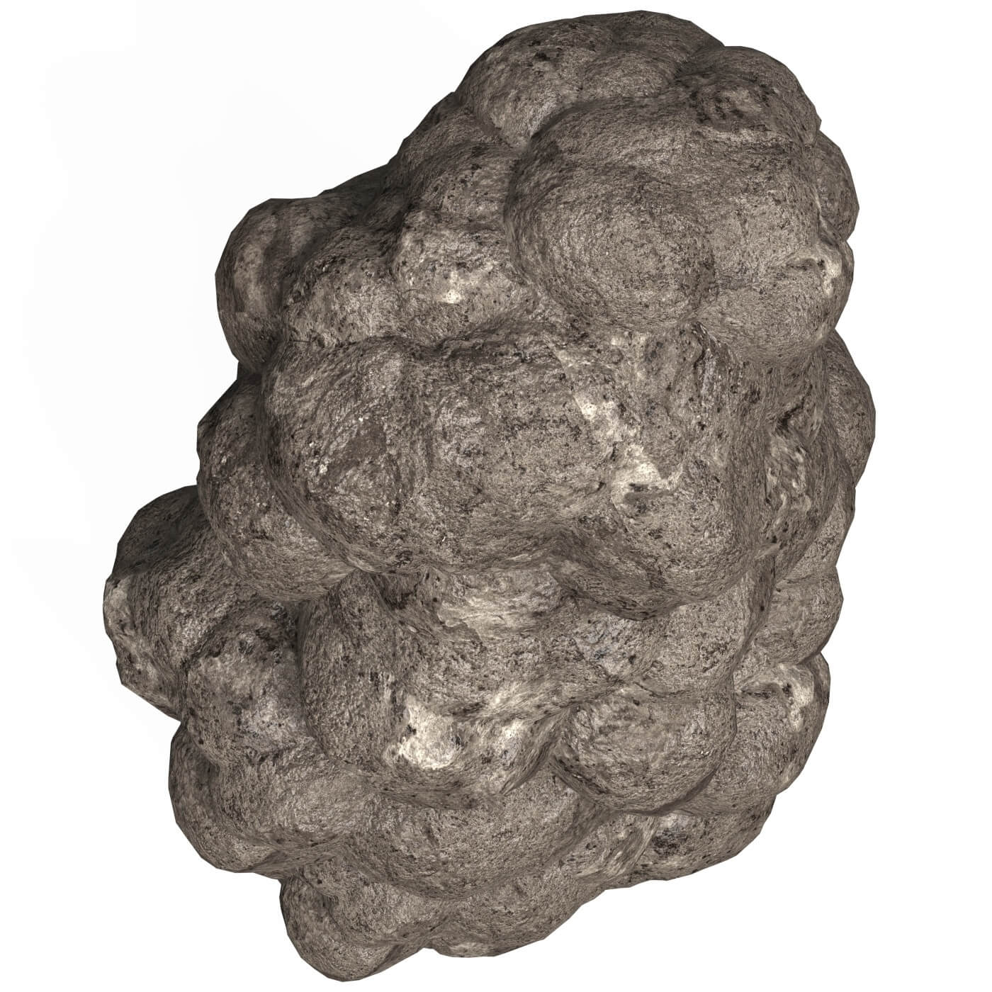 Game Ready Mud Rock 03 - 3D Model by TreeWorld3d