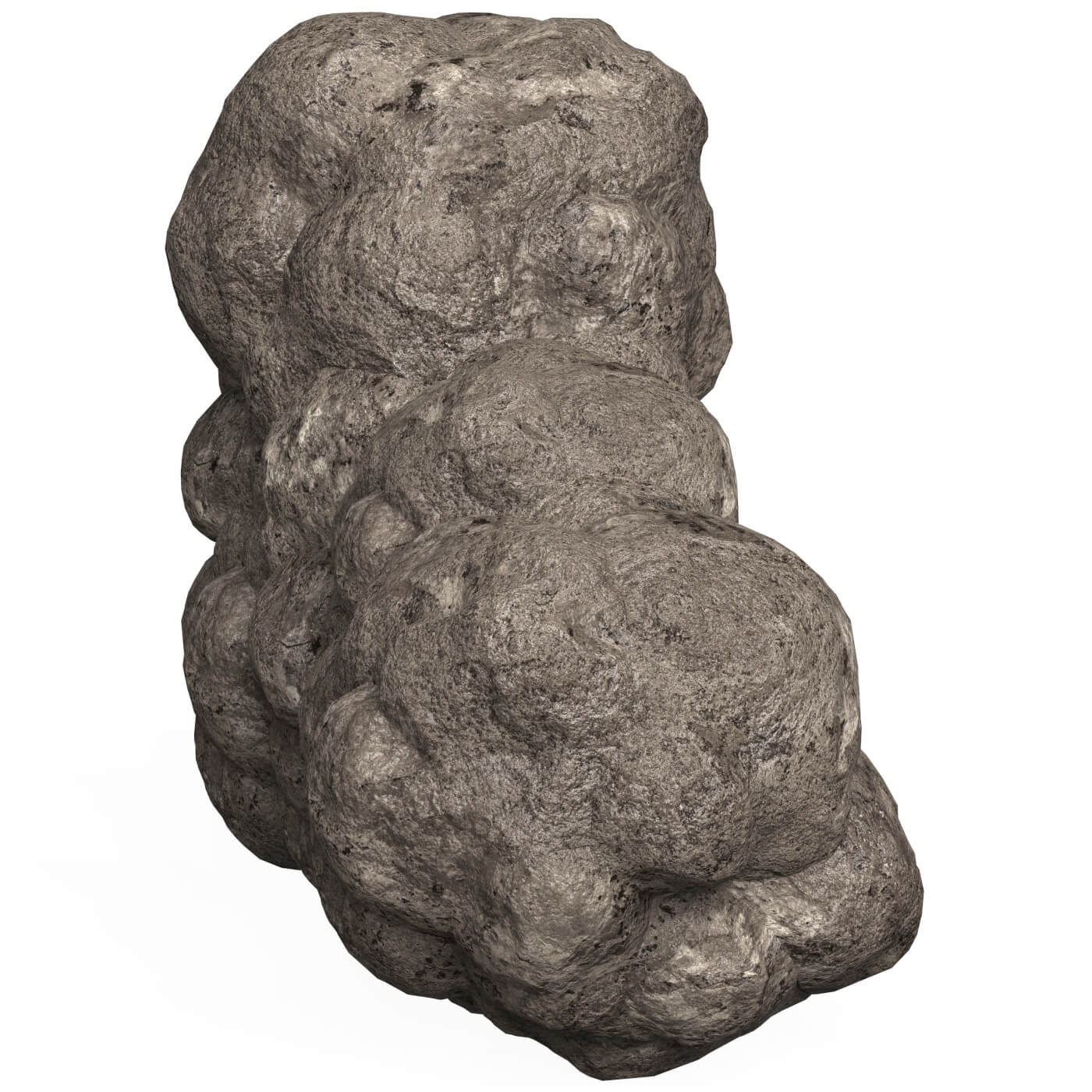 Game Ready Mud Rock 07 - 3D Model by TreeWorld3d