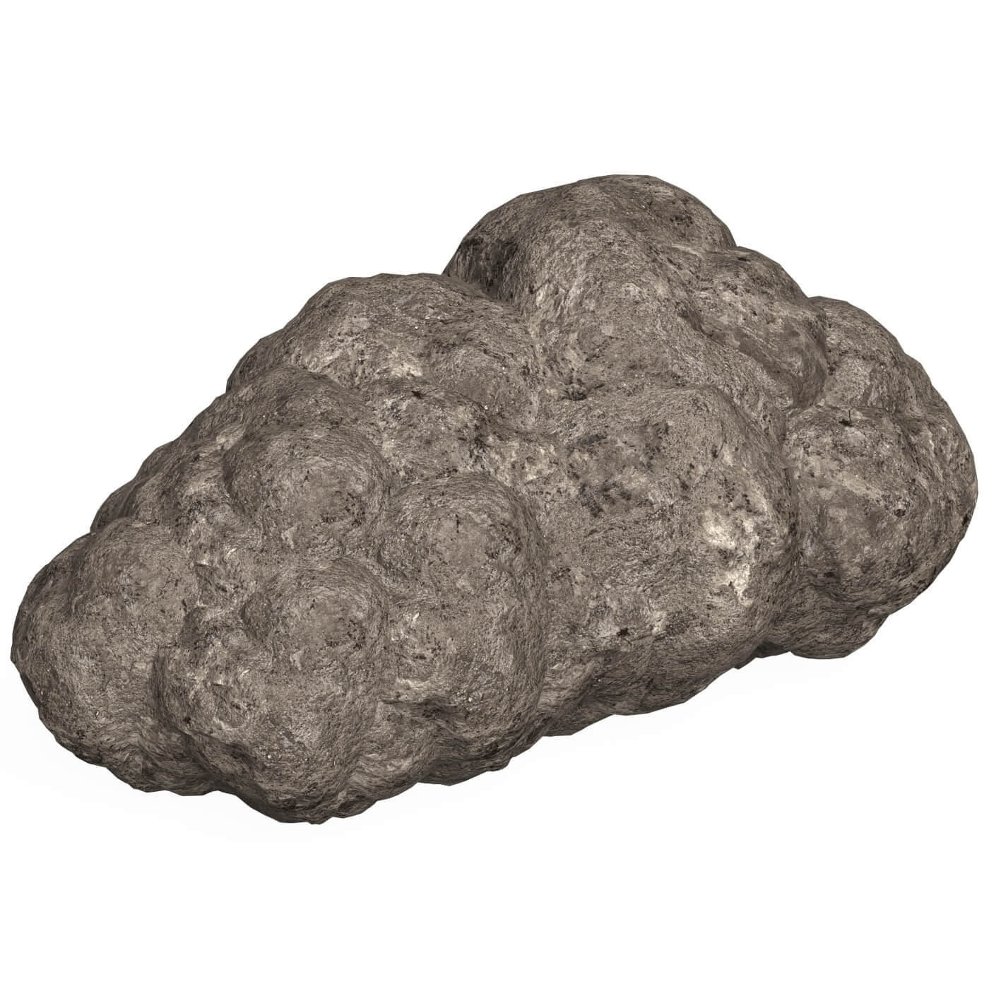 Game Ready Mud Rock 08 - 3D Model by TreeWorld3d