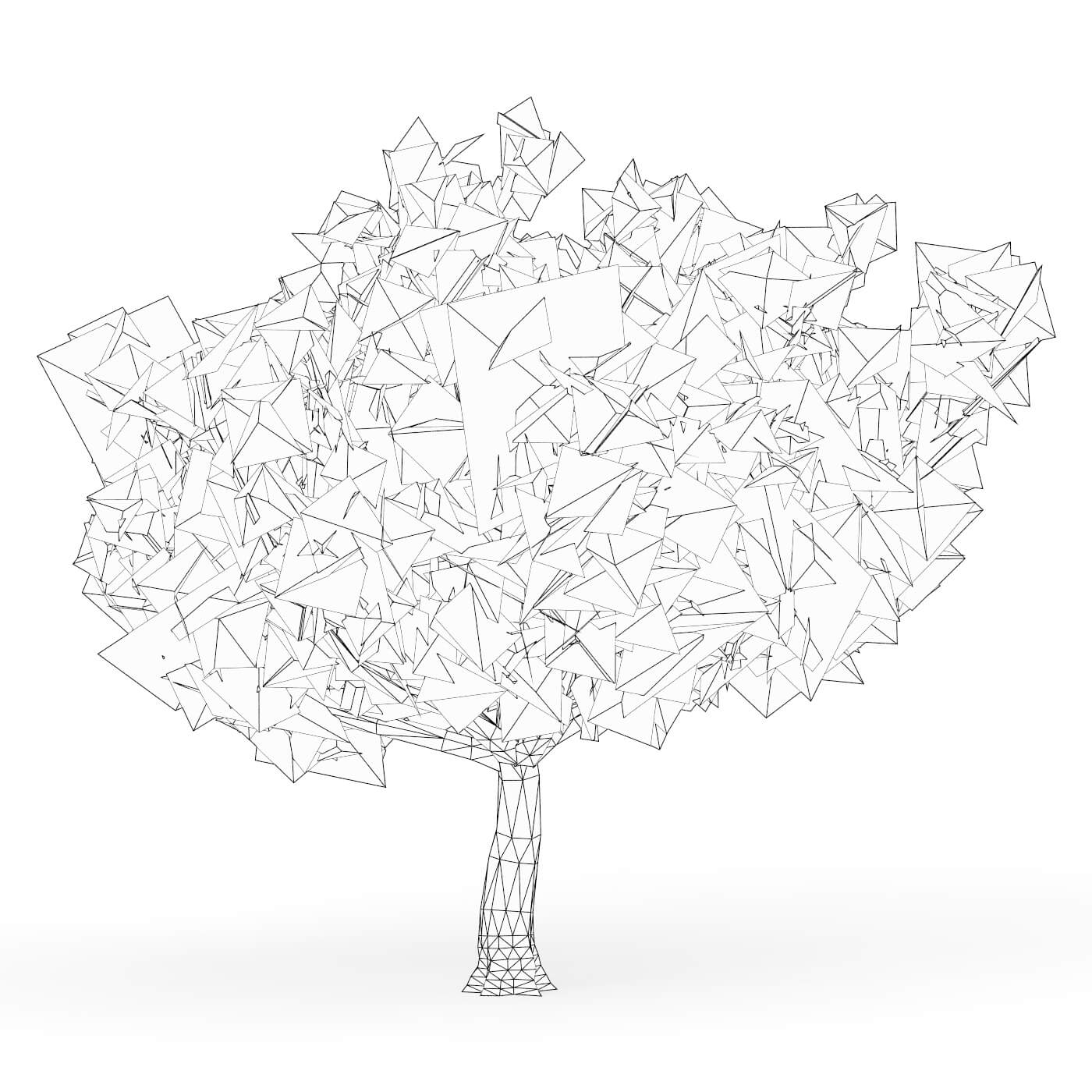 Game Ready Tree 02 - 3D Model by TreeWorld3d