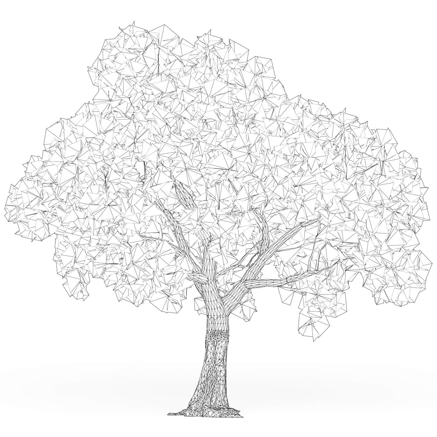 Game Ready Tree 05 - 3D Model by TreeWorld3d