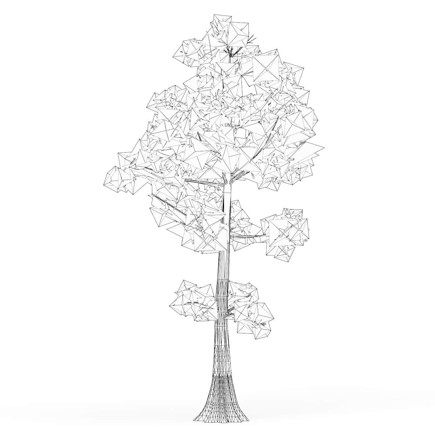 Game Ready Tree 08 - 3D Model by TreeWorld3d