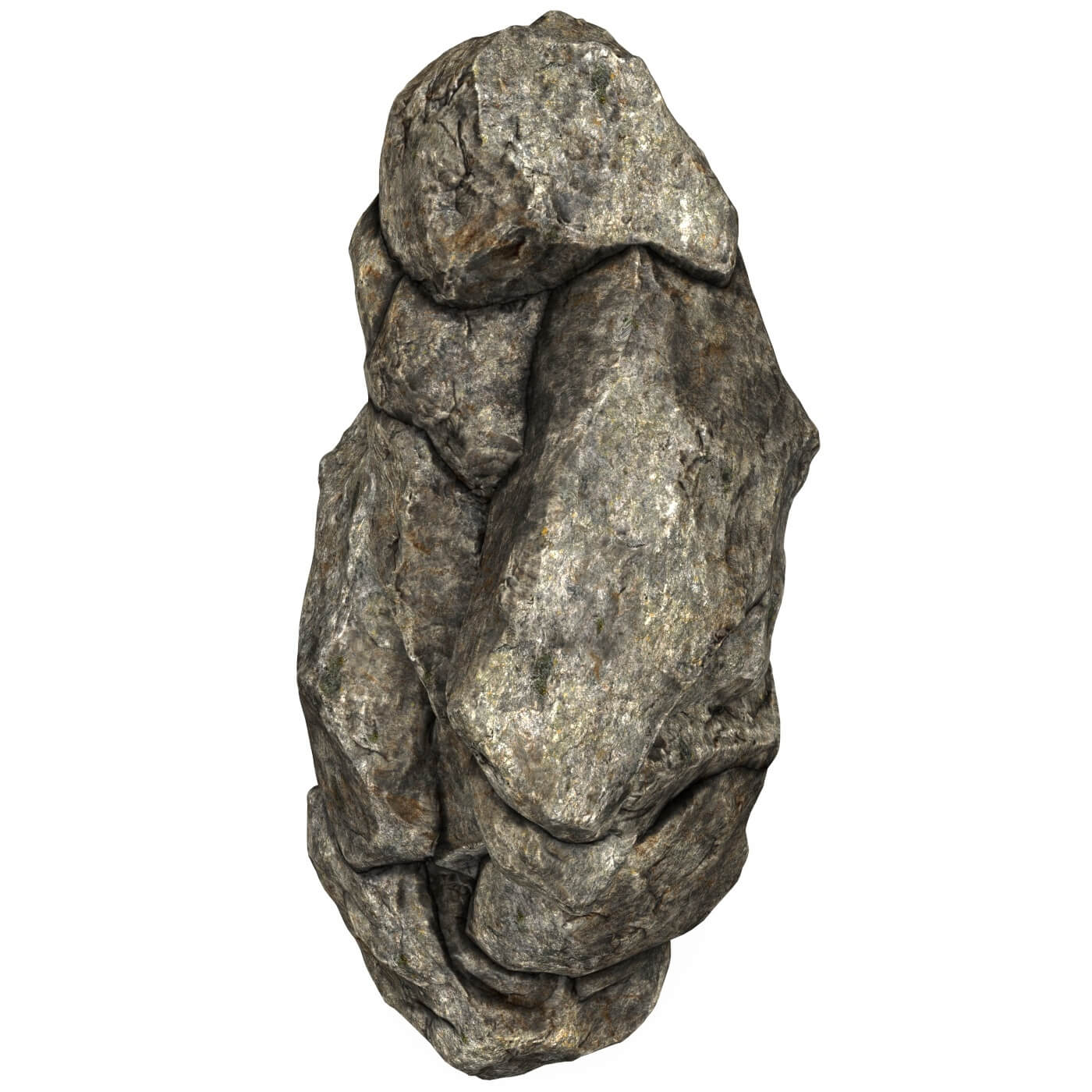 Low Poly Realistic Rock 03 - 3D Model by TreeWorld3d