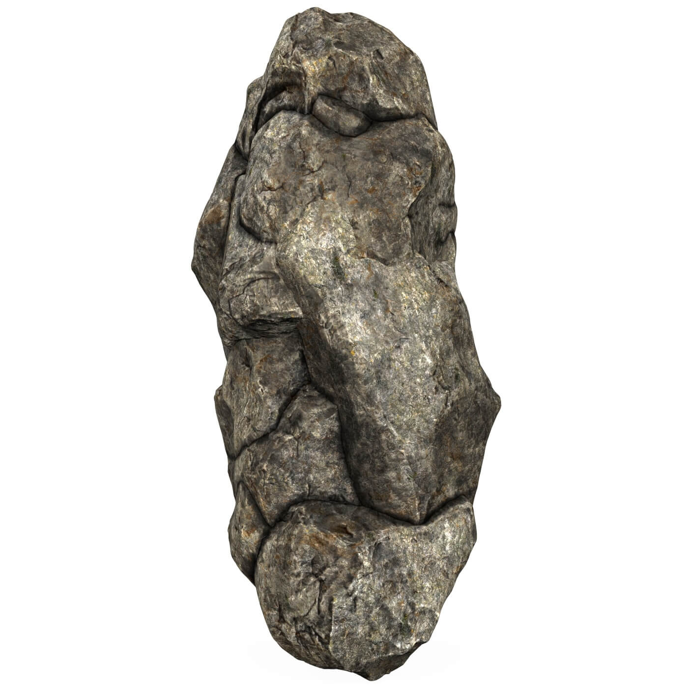 Low Poly Realistic Rock 03 - 3D Model by TreeWorld3d