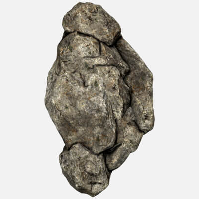 Low Poly Realistic Rock 03 - 3D Model by TreeWorld3d