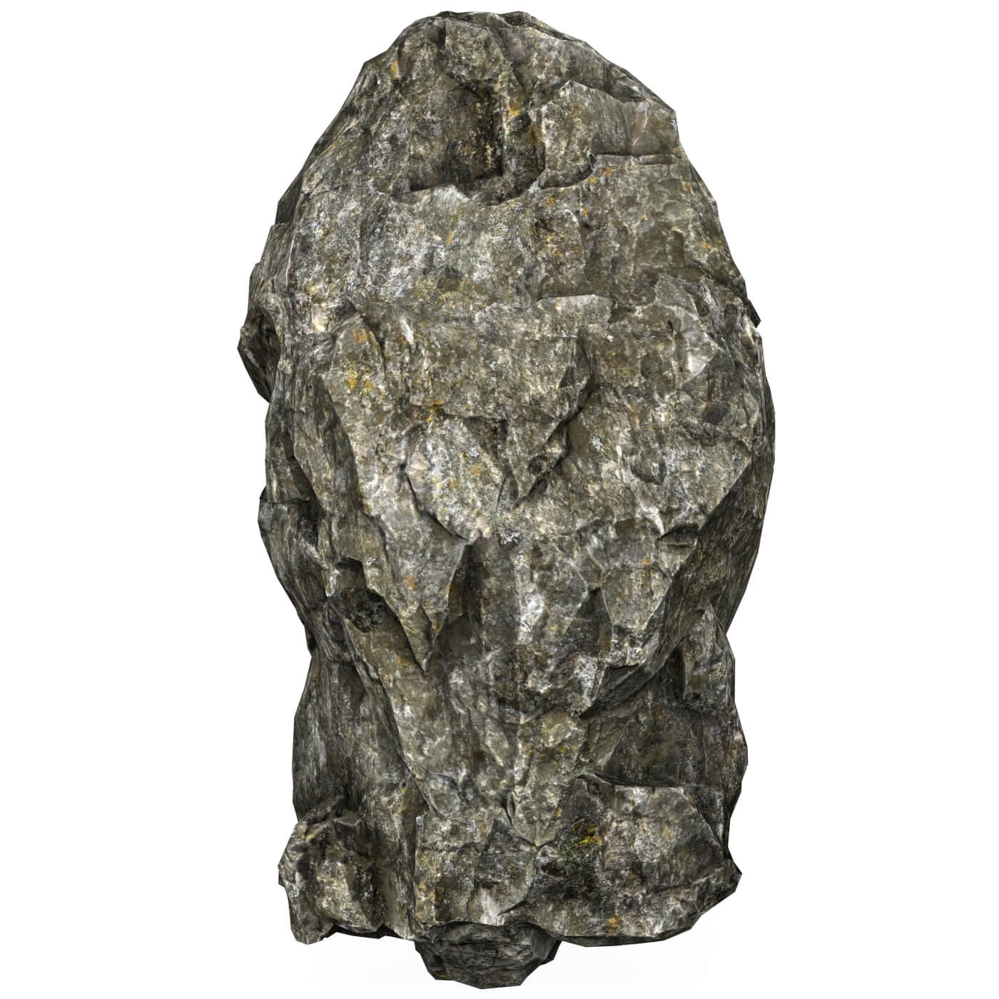 Low Poly Realistic Rock 04 - 3D Model by TreeWorld3d