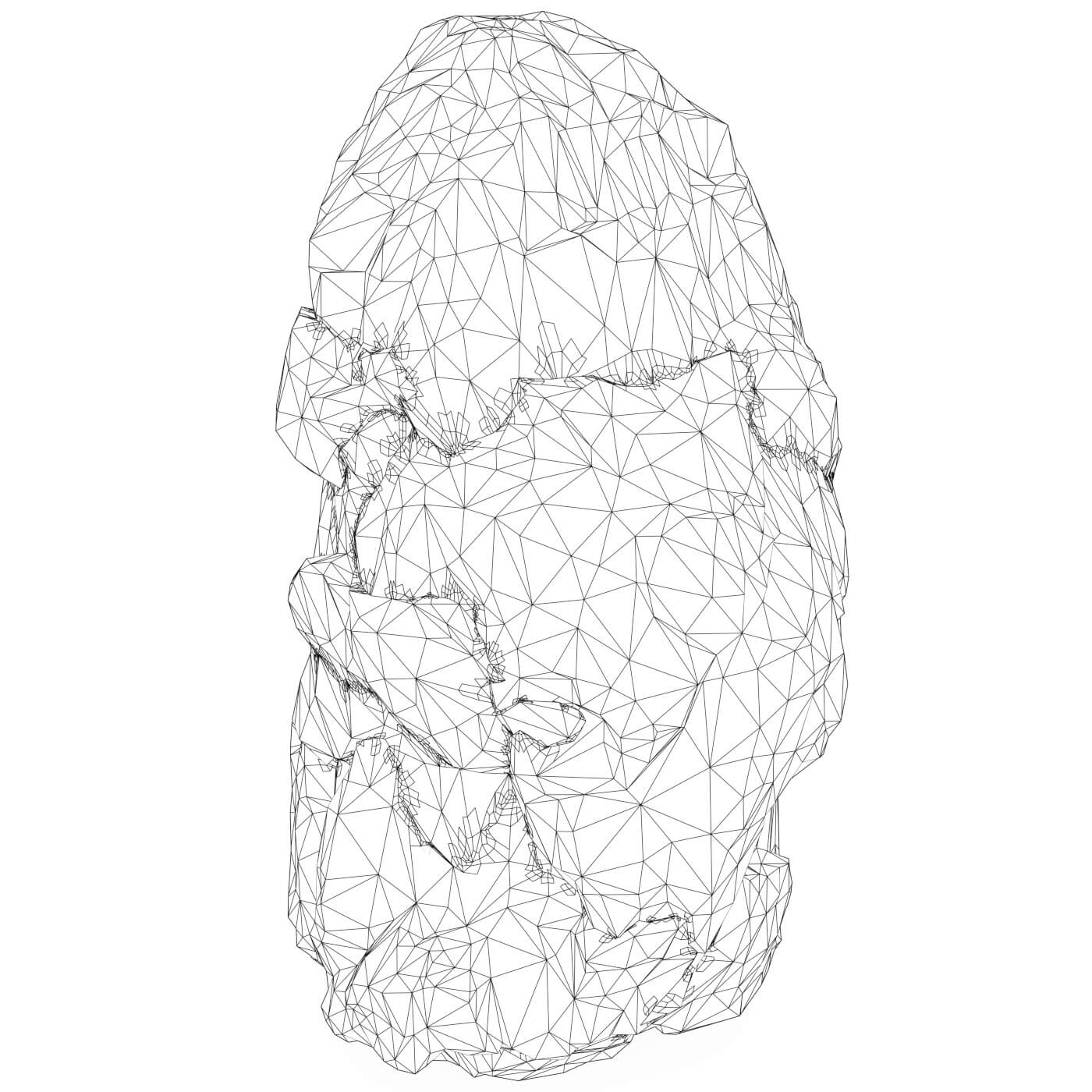 Low Poly Realistic Rock 04 - 3D Model by TreeWorld3d