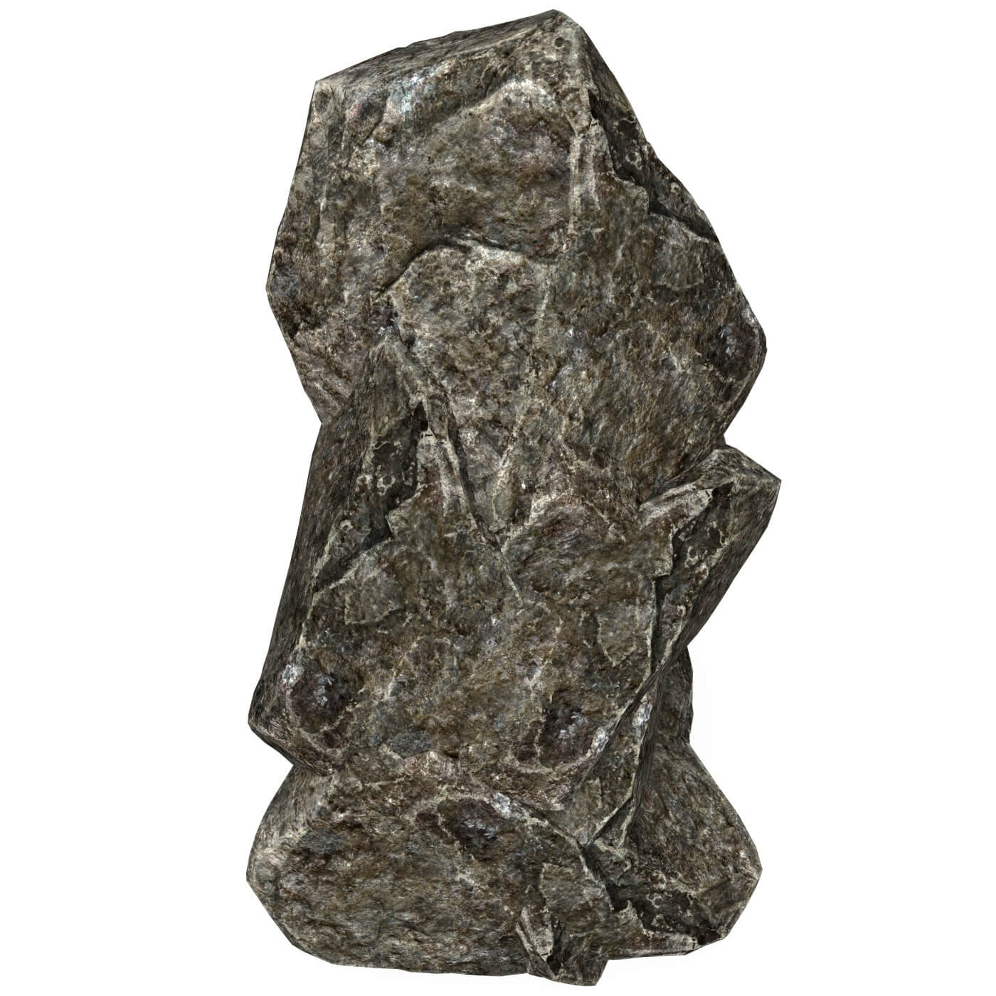 Low Poly Realistic Rock 05 - 3D Model by TreeWorld3d