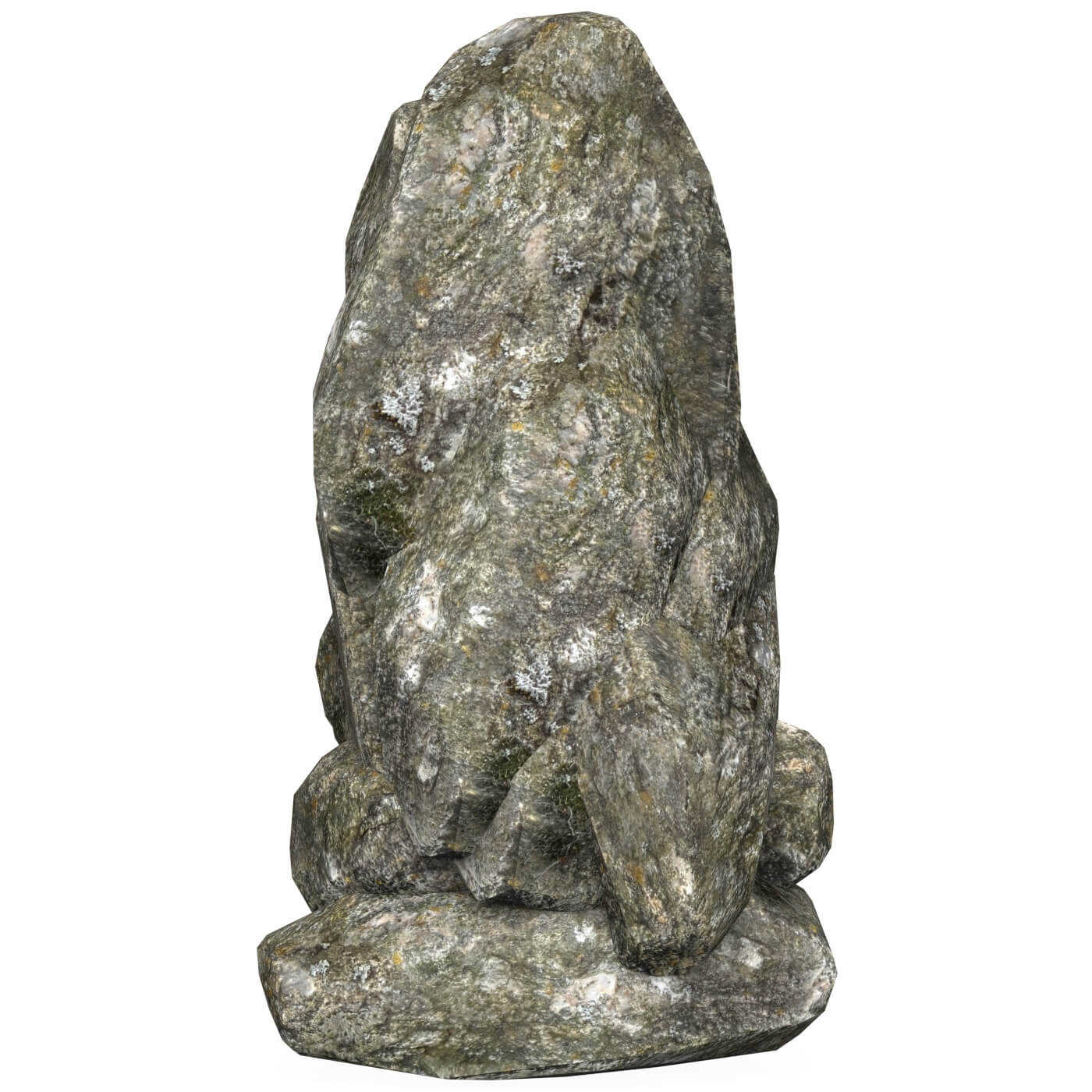 Low Poly Realistic Rock 07 - 3D Model by TreeWorld3d