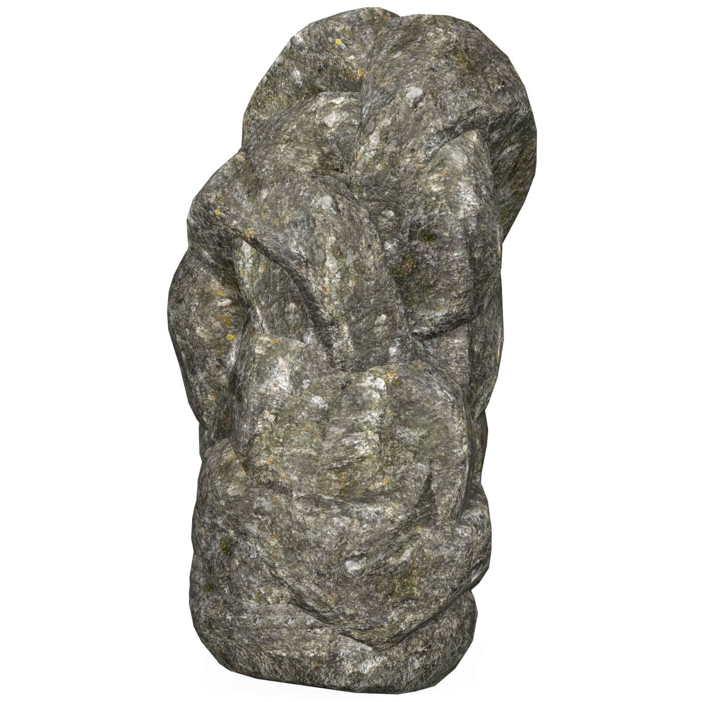 Low Poly Realistic Rock 08 - 3D Model by TreeWorld3d