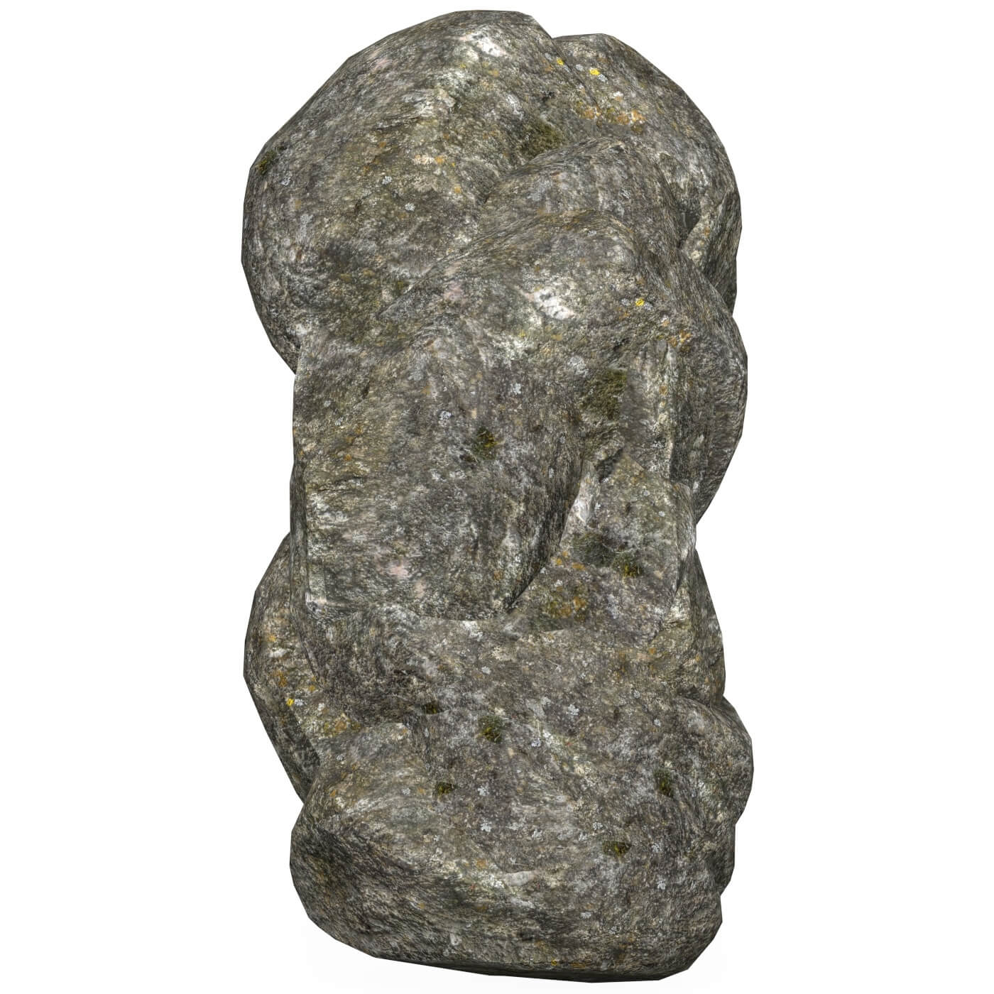 Low Poly Realistic Rock 08 - 3D Model by TreeWorld3d